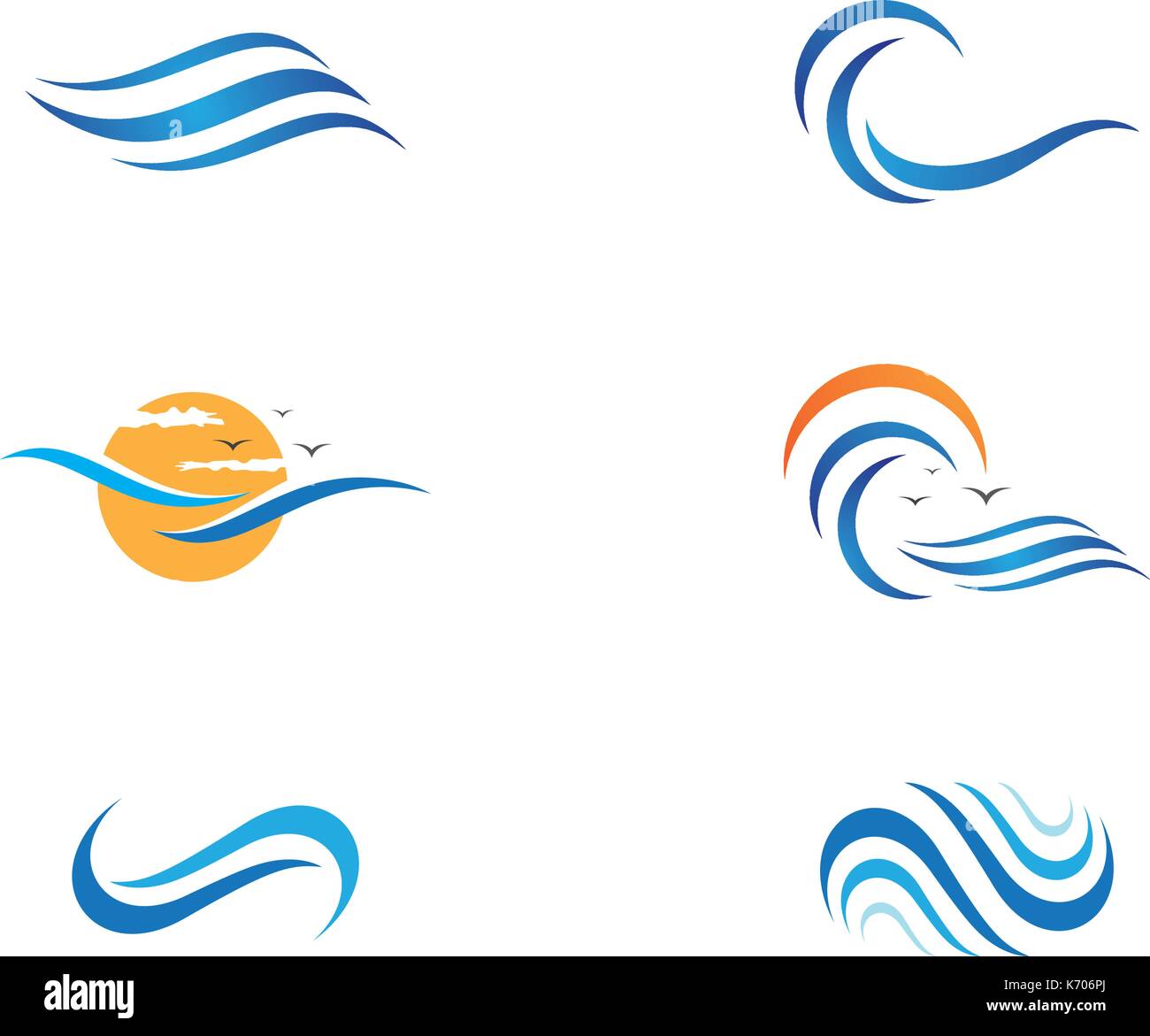 Wave symbol hi-res stock photography and images - Alamy