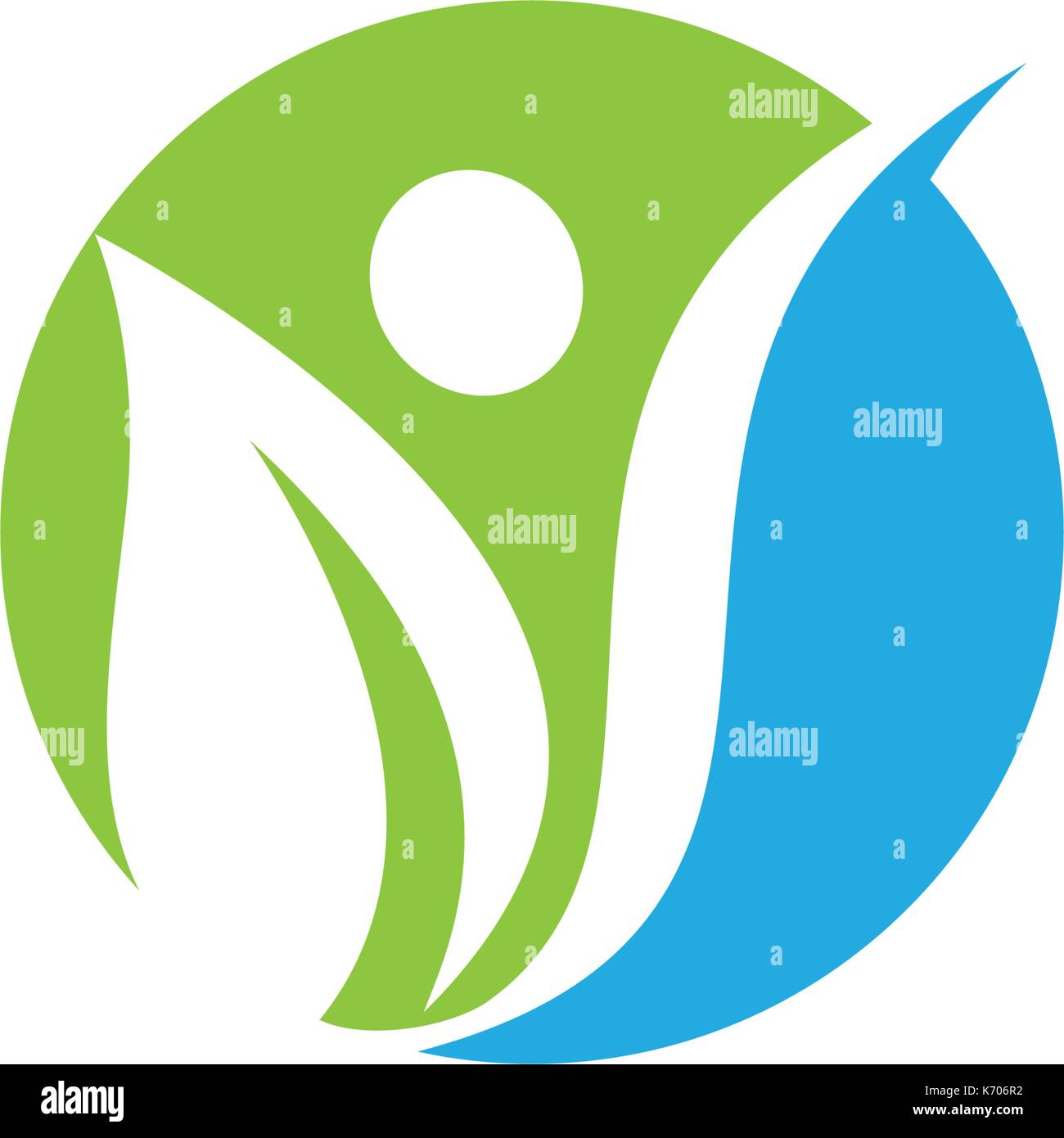 Fun people Healthy Life Logo template vector icon Stock Vector Image ...