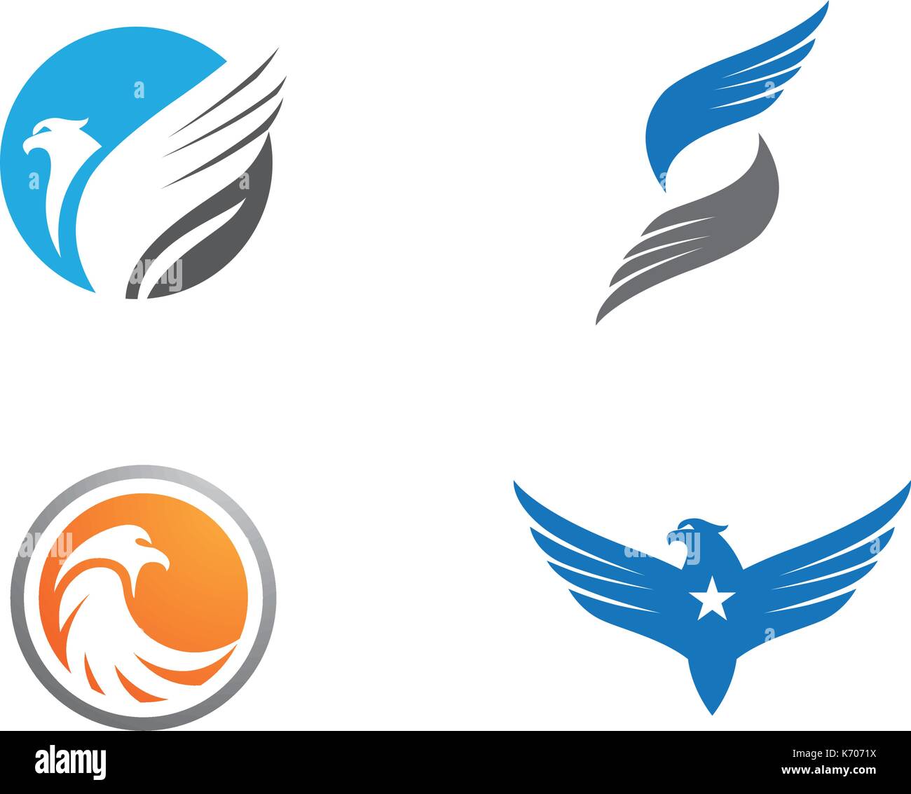 falcon eagle icon Template design illustration Stock Vector Image & Art ...