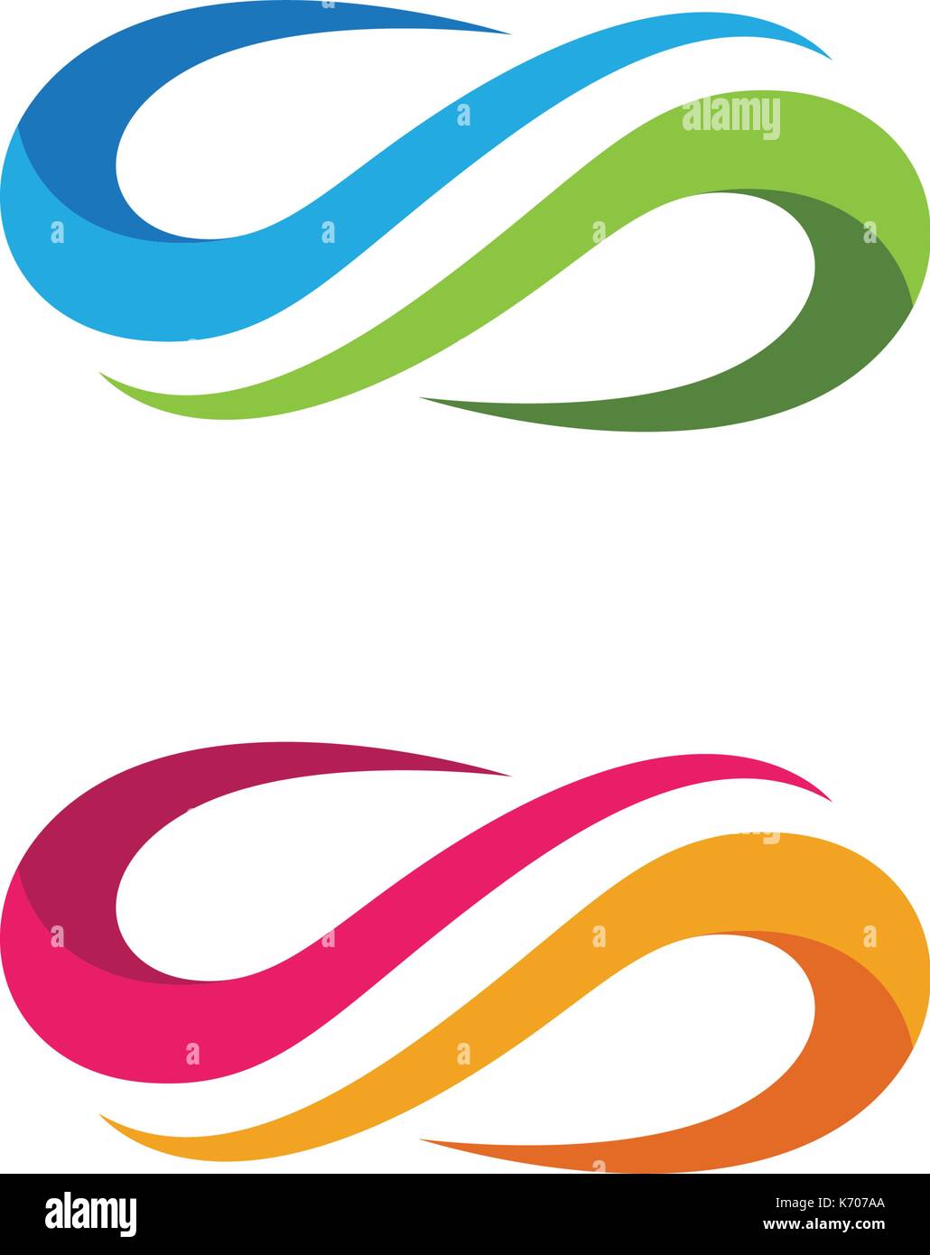 Infinity Design Infinity logo Vector Logo template Stock Vector Image ...