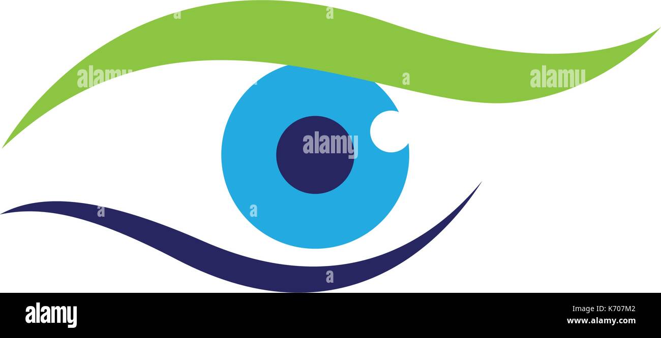 Branding Identity Corporate Eye Care vector logo design Stock Vector ...