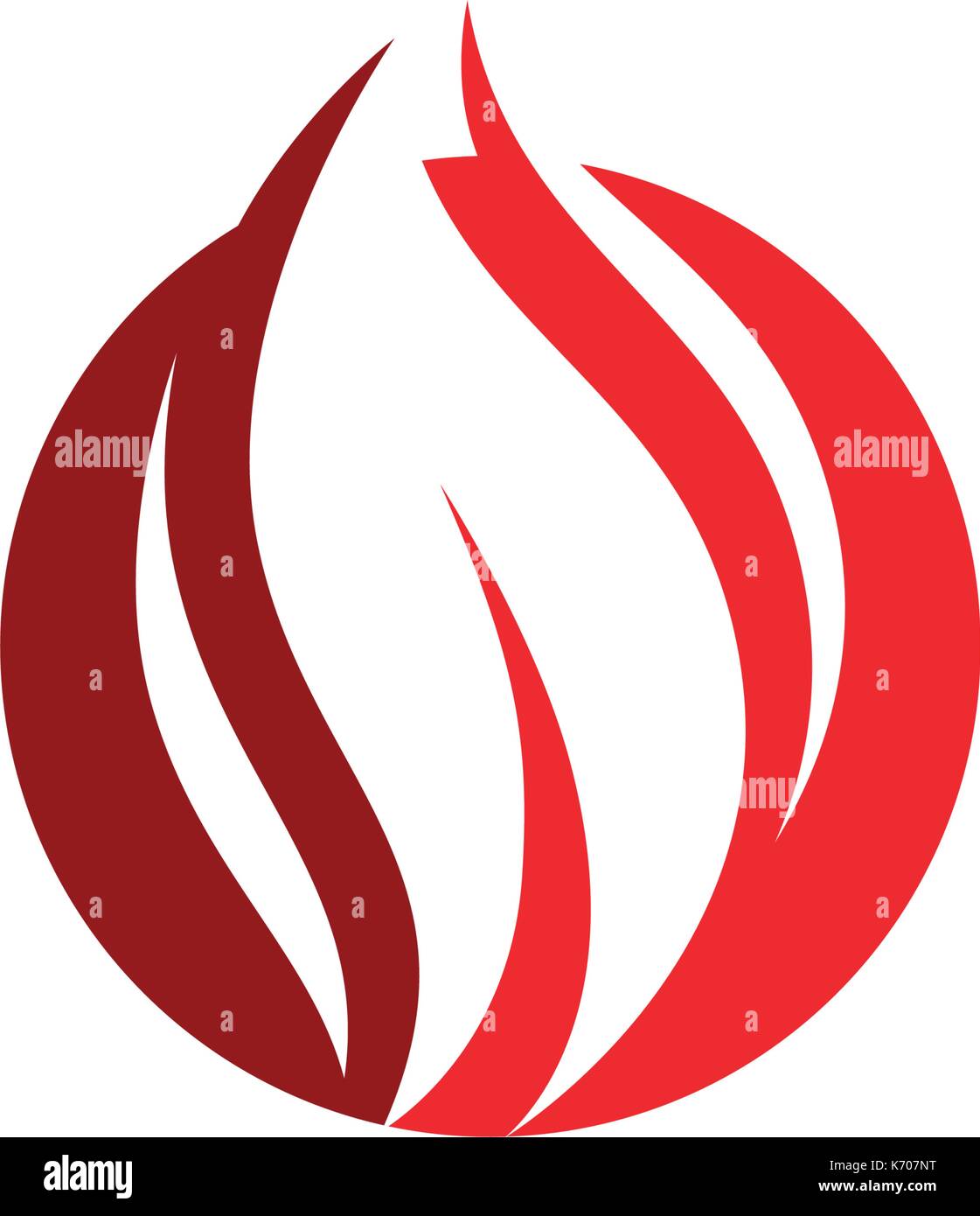 Fire flame Logo Template vector icon Oil, gas and energy logo concept ...