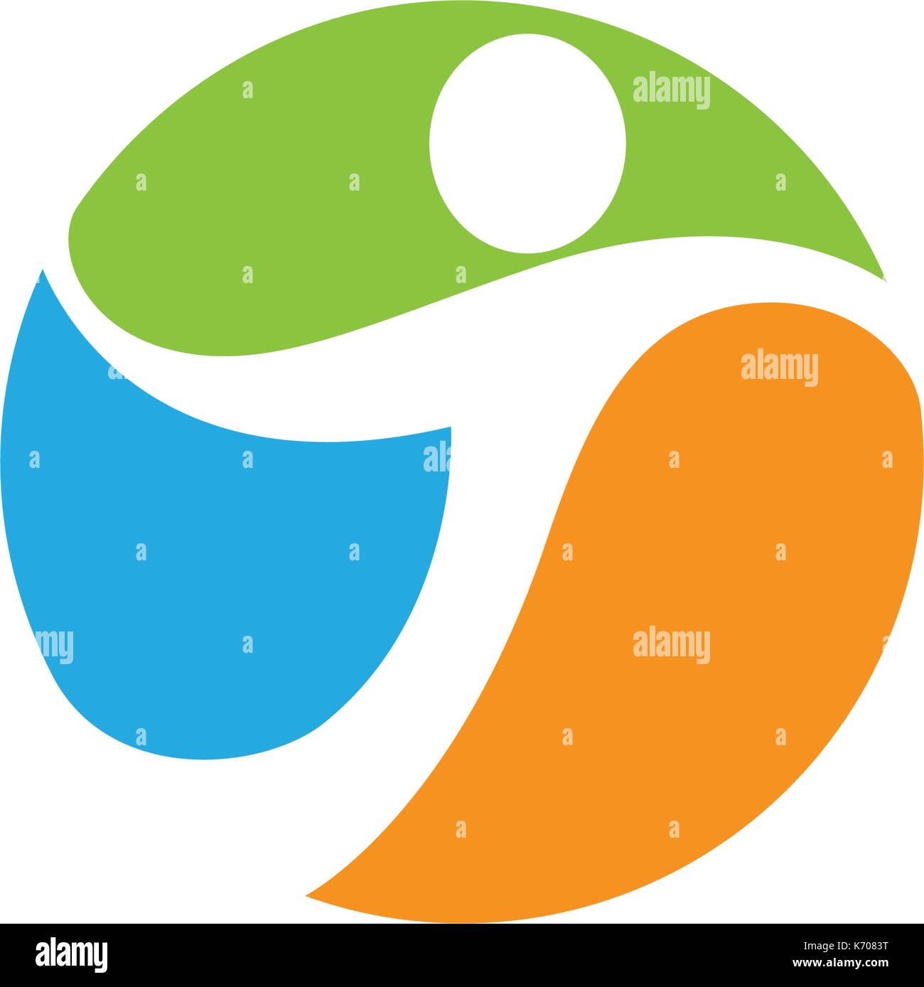 Human character logo sign Health care logo sign Stock Vector Image ...