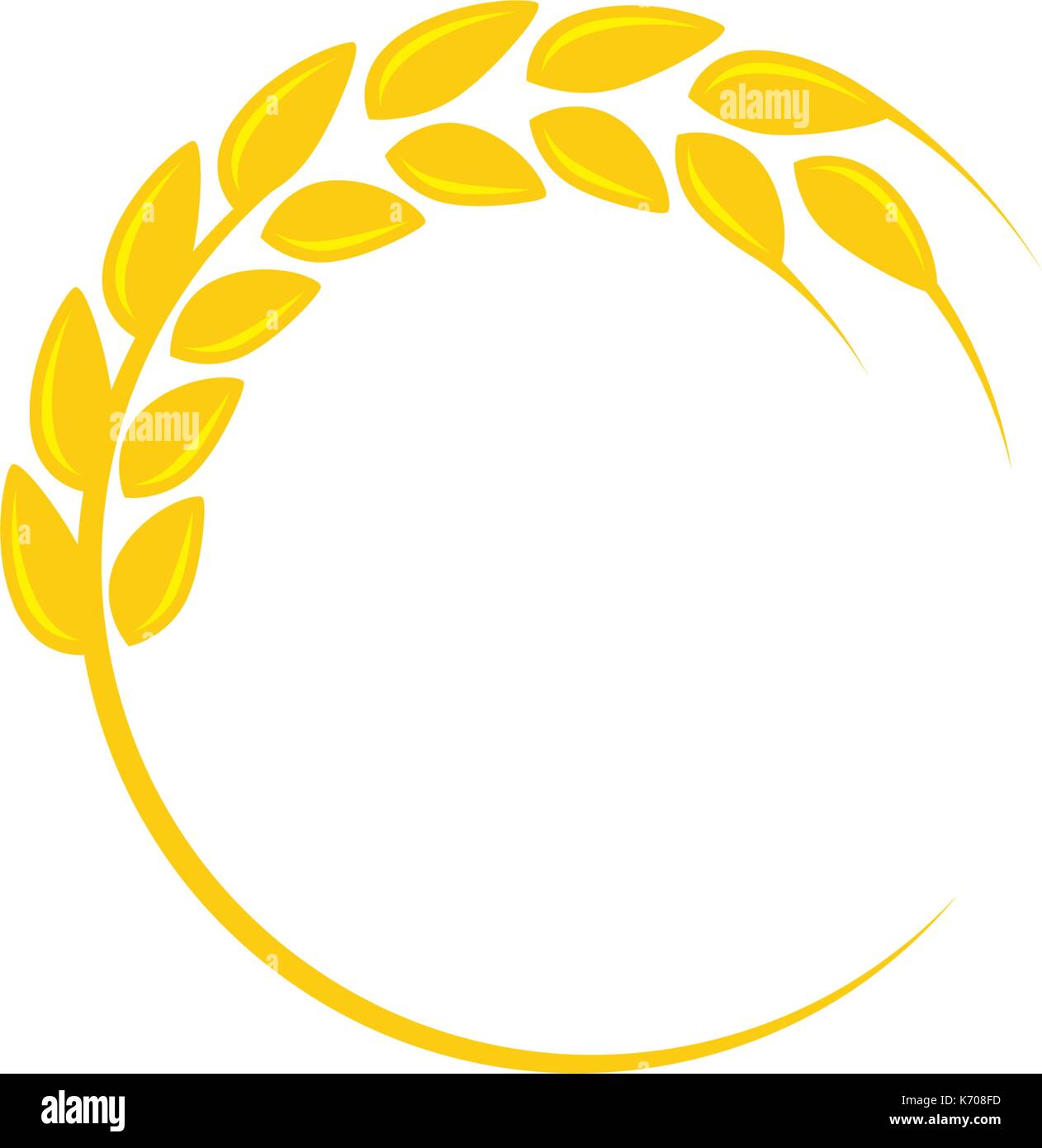 Agriculture wheat Logo Template vector icon design Stock Vector Image ...