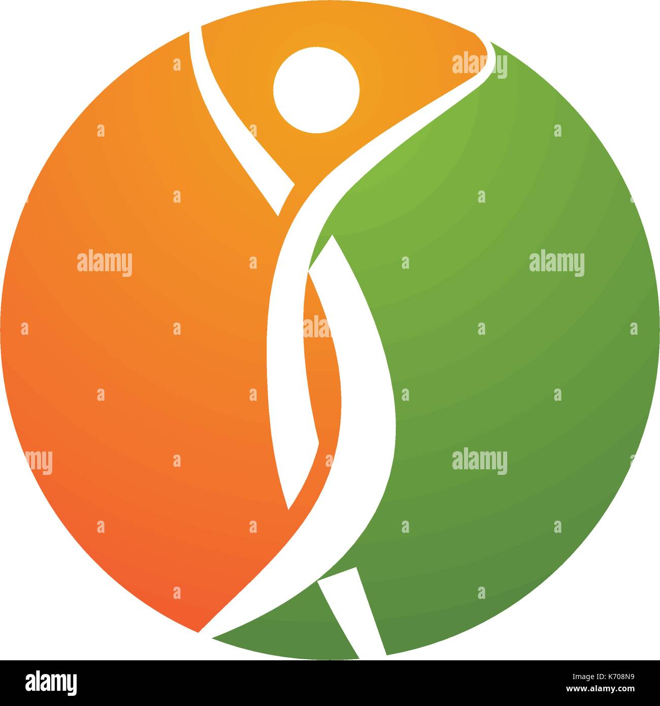 Human character logo sign Health care logo sign Stock Vector Image ...