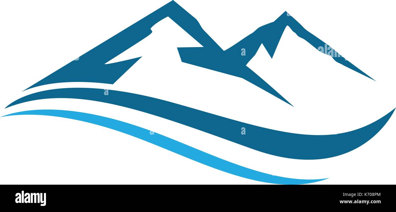 Mountains Logo Template Stock Vector Image & Art - Alamy
