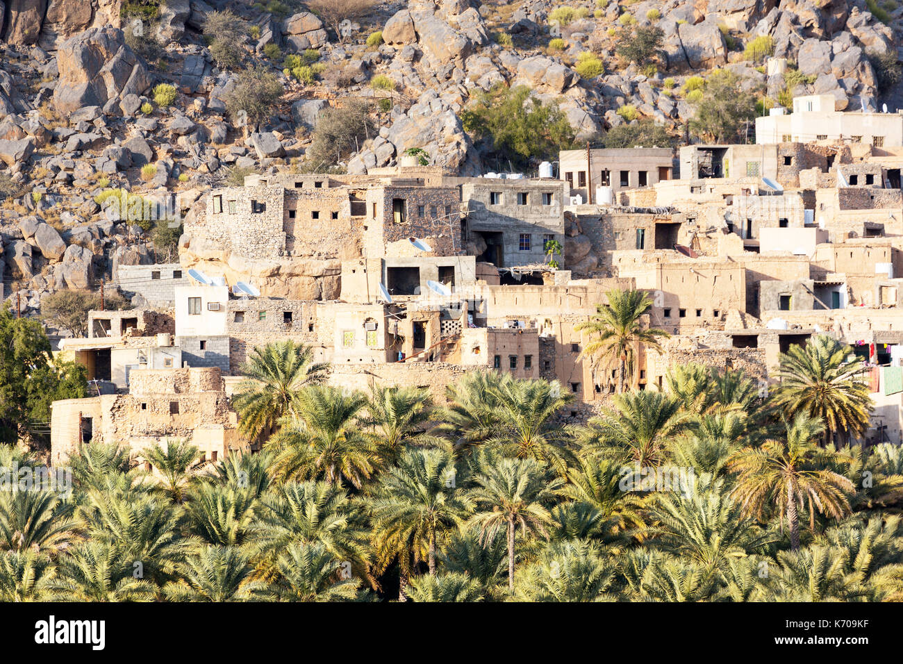 Misfah village in mountains oman hi-res stock photography and images ...