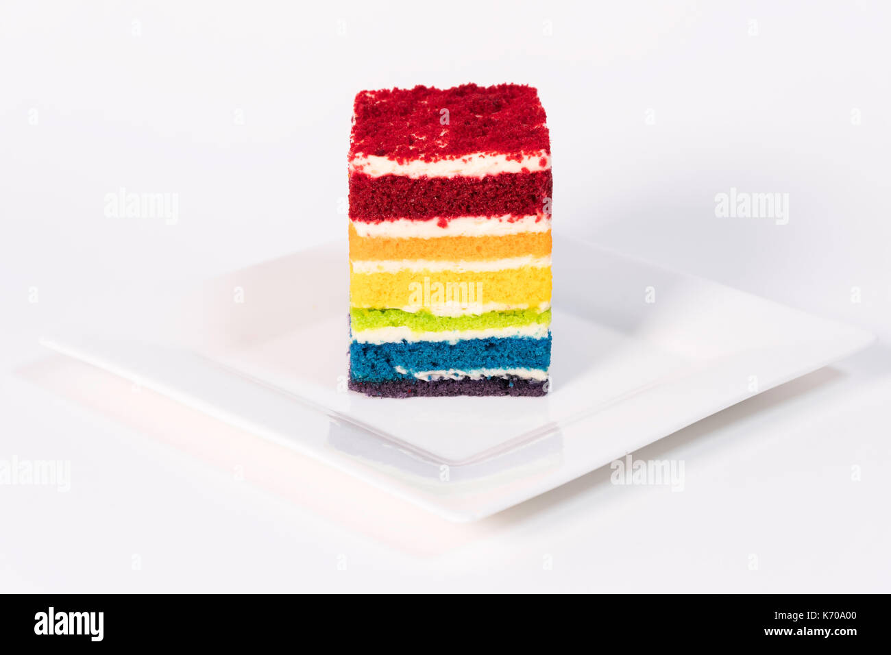 Square cake piece hi-res stock photography and images - Alamy