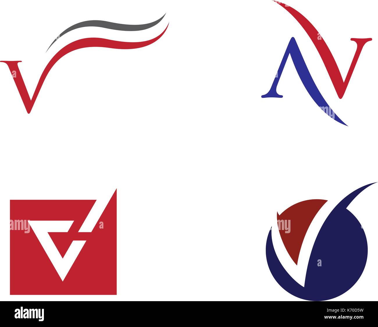 V Letter Logo Business Template Vector icon design Stock Vector Image ...