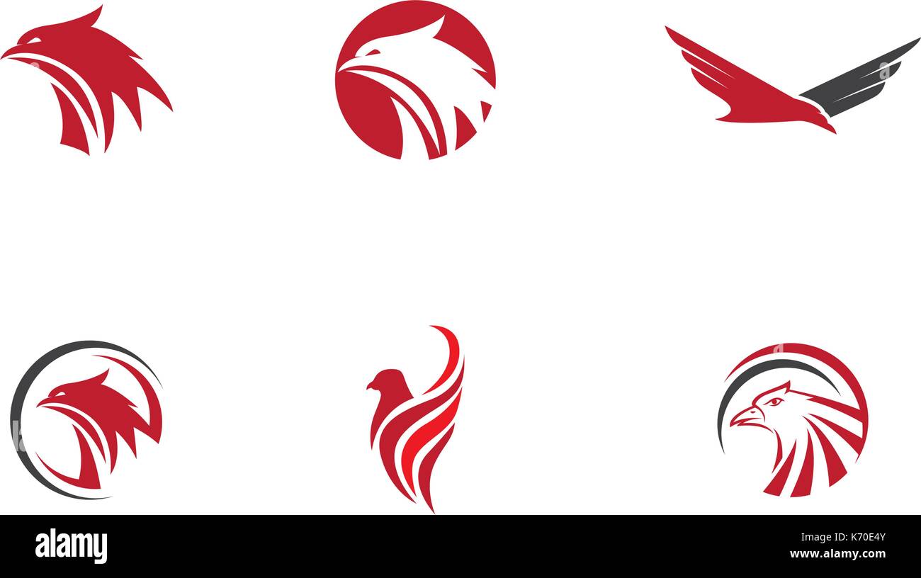 falcon eagle icon Template design illustration Stock Vector Image & Art ...