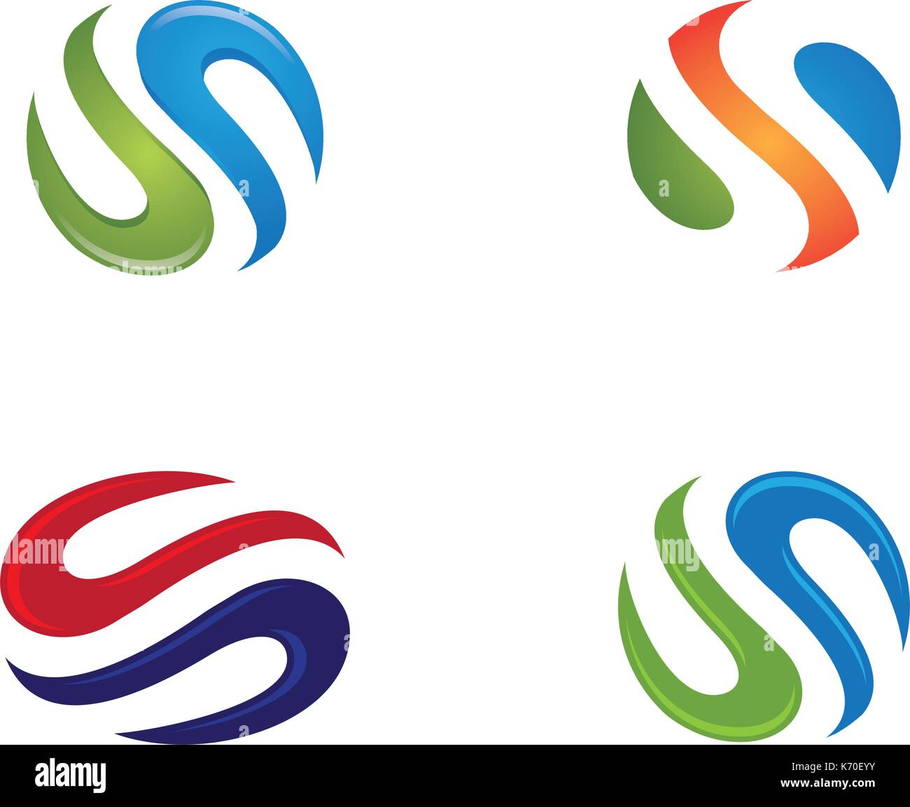 Business corporate S letter logo design vector Stock Vector Image & Art ...