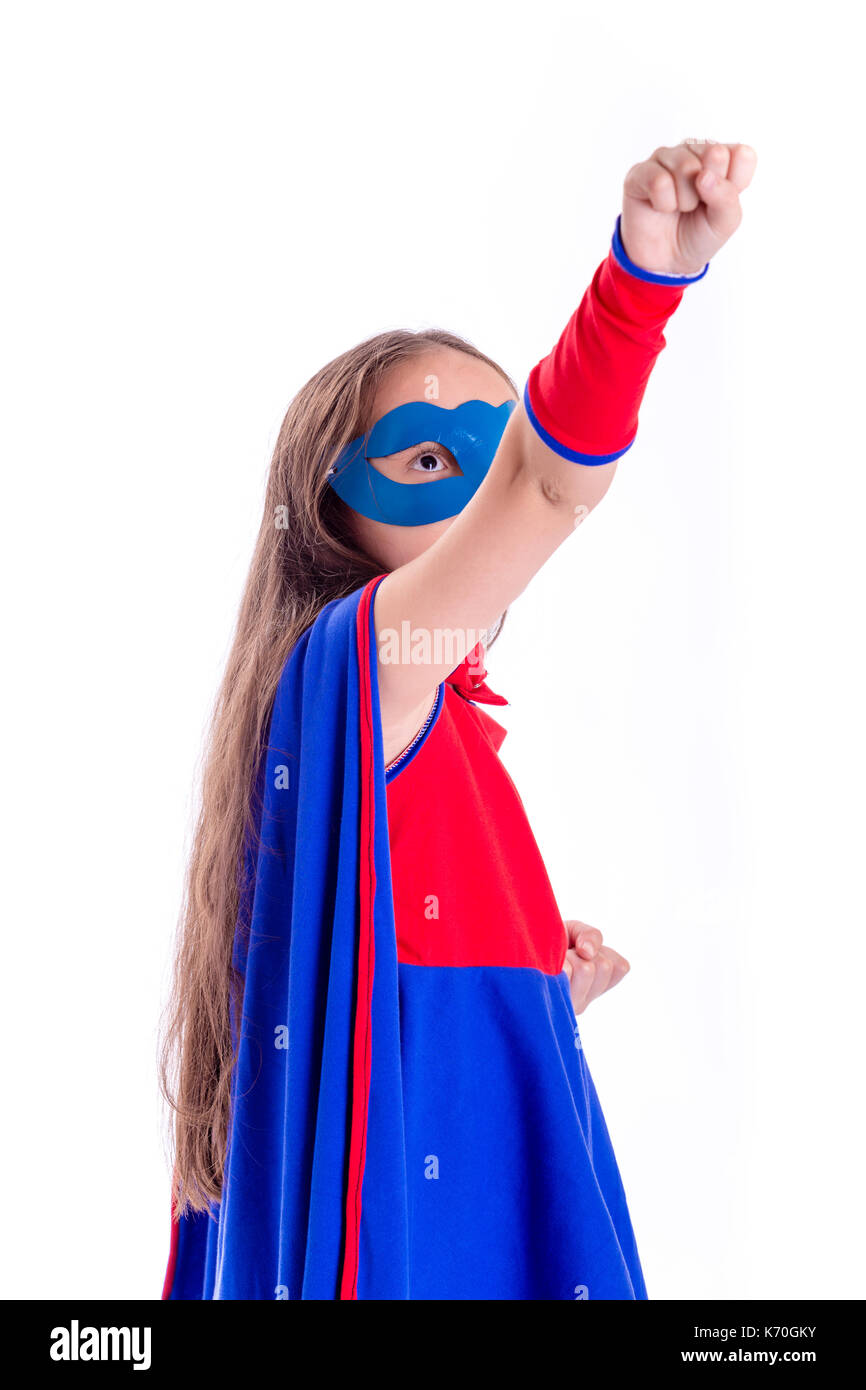 Kid superhero pose hi-res stock photography and images - Alamy
