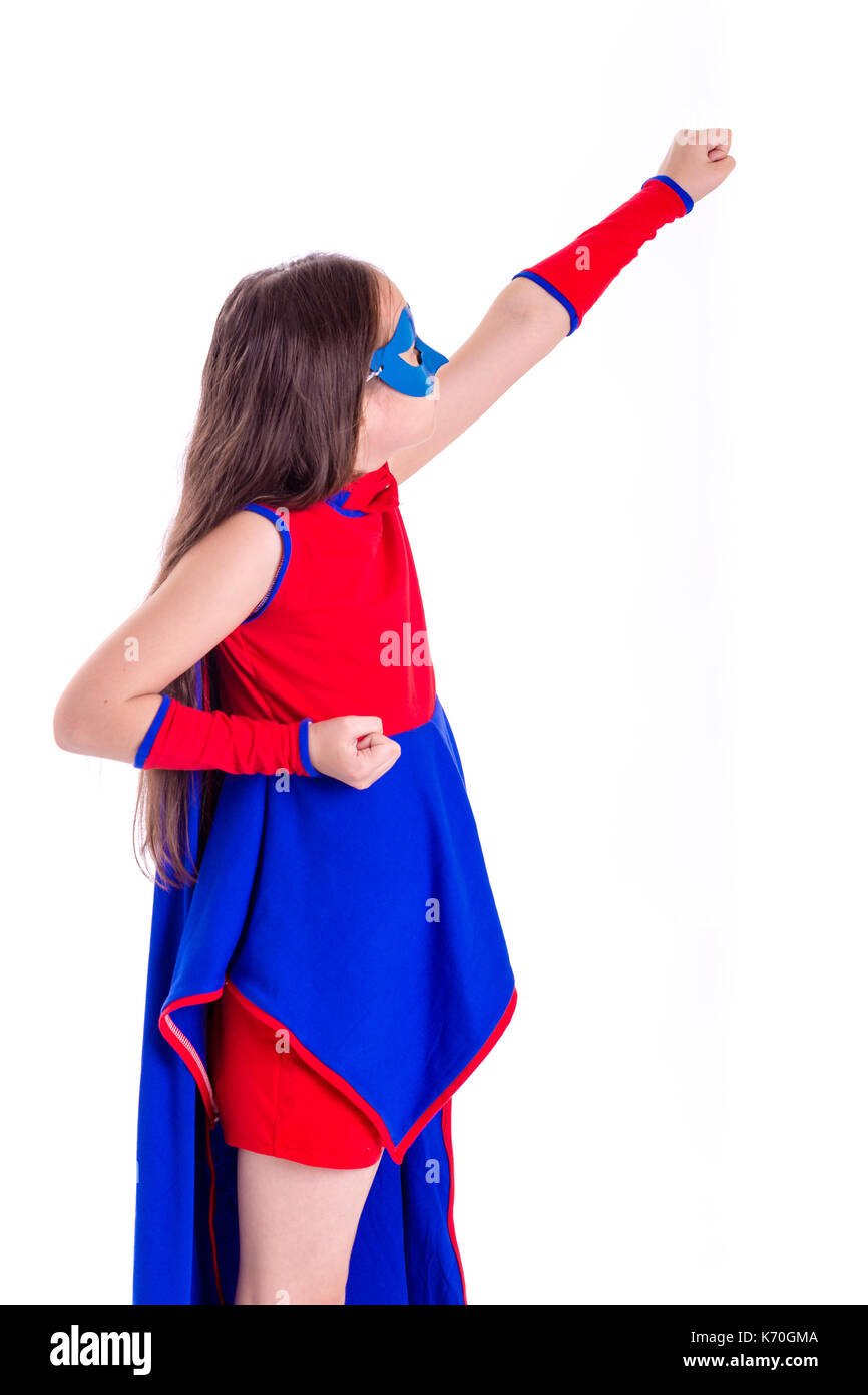 Kid superhero pose hi-res stock photography and images - Alamy