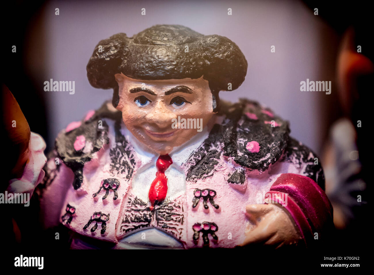 Miniature Figure Toreador Spanish, souvenir typical of Spain Stock ...