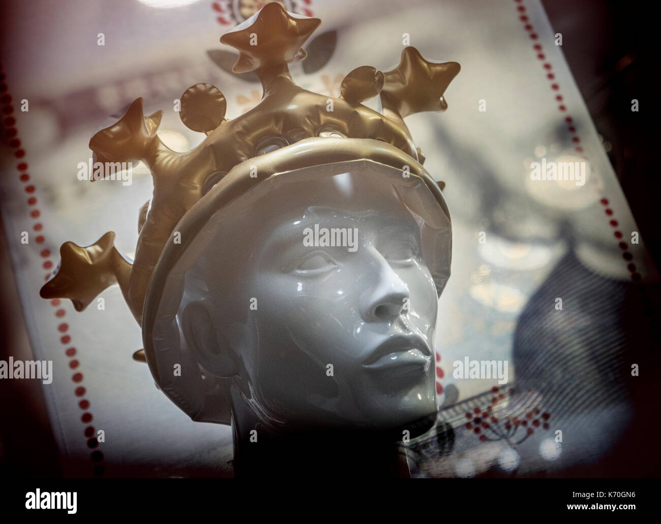 Old Dummy Head Detail Stock Photo - Alamy