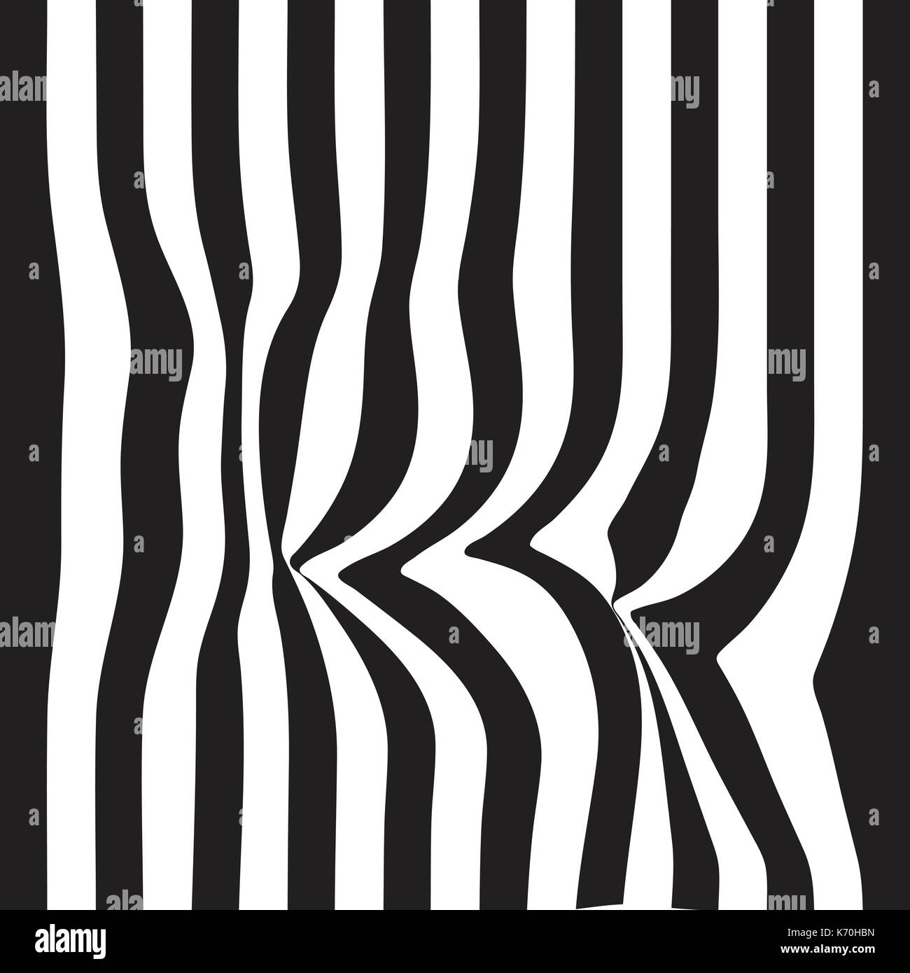 Striped abstract background. black and white zebra print. Vector ...