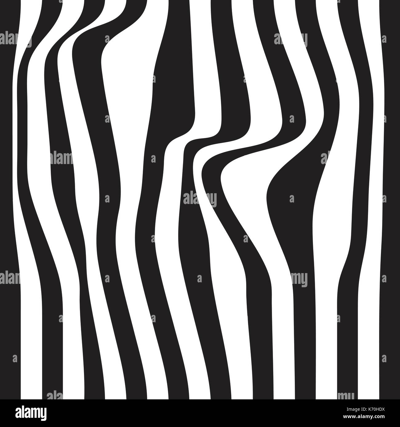 Striped abstract background. black and white zebra print. Vector ...