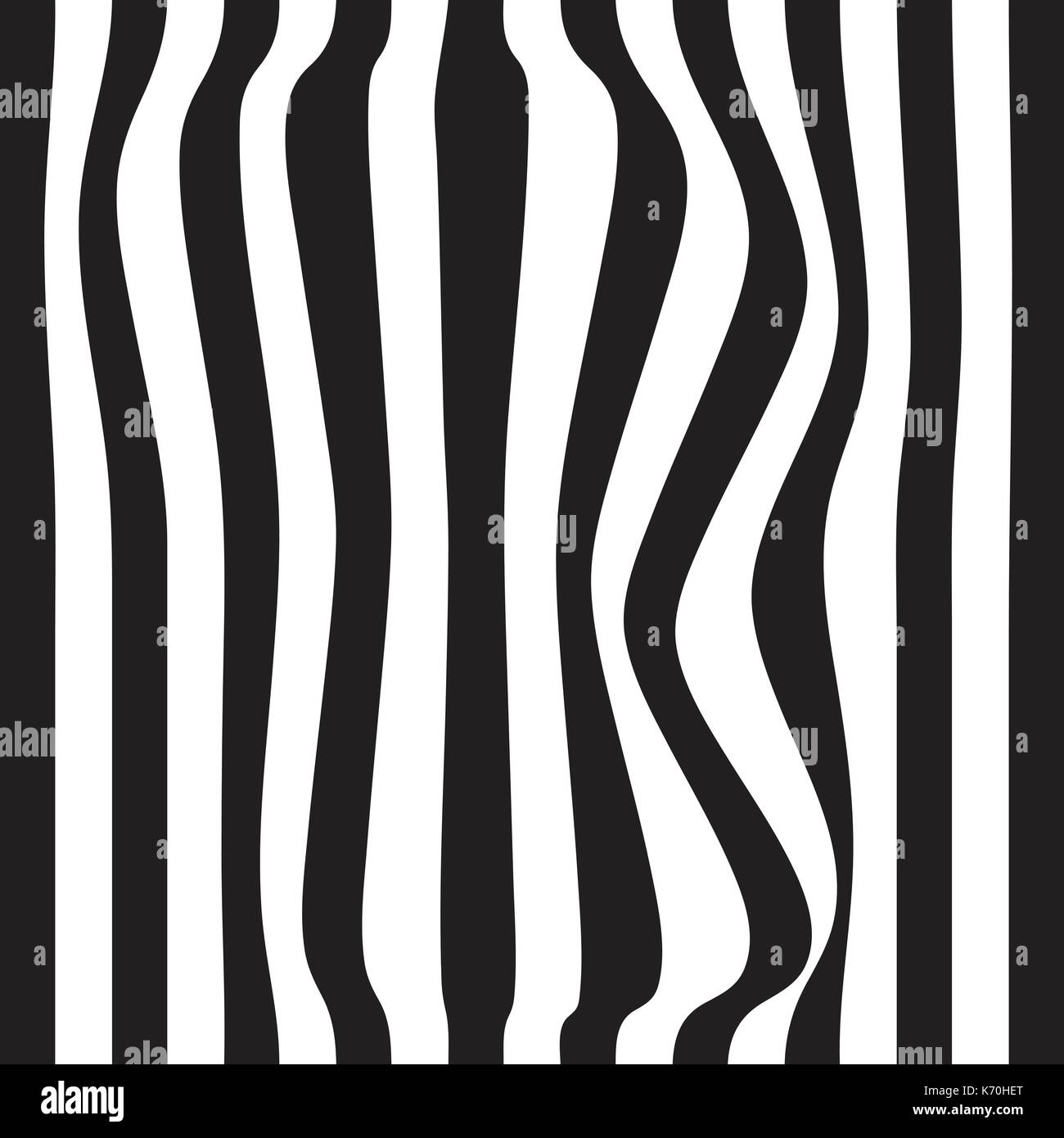 Striped abstract background. black and white zebra print. Vector ...
