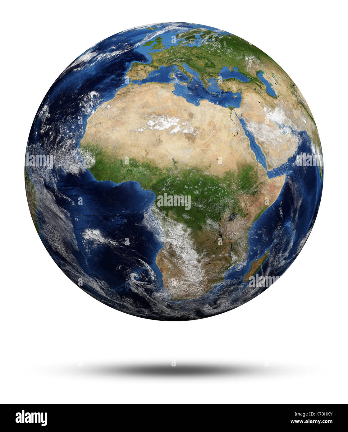 Planet Earth 3d rendering Stock Photo - Alamy