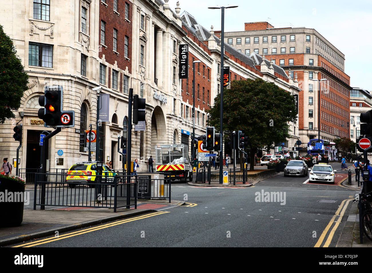 Traffic in leeds city centre hi-res stock photography and images - Alamy