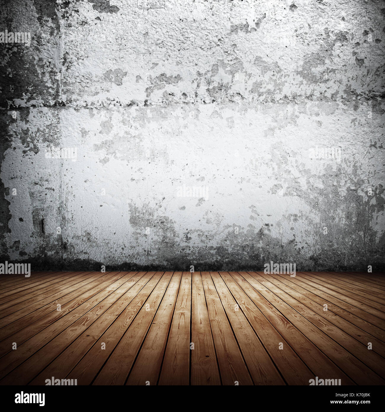 Retro indoor old wall 3d rendering Stock Photo - Alamy