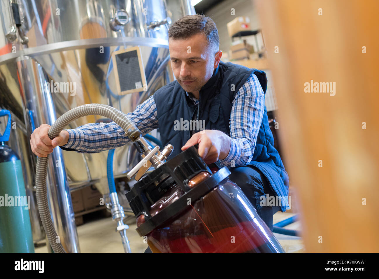 Worker industrial plant laboratory man hi-res stock photography and ...