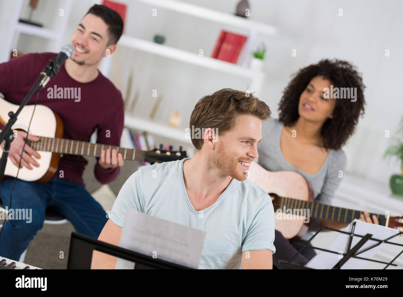 Band practice hi-res stock photography and images - Alamy