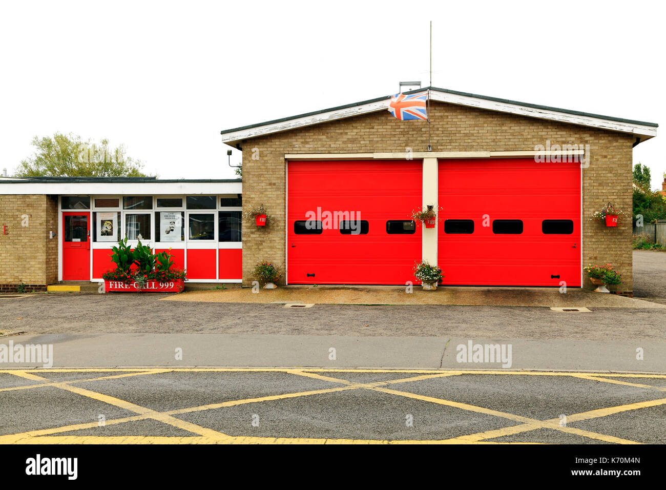 Norfolk Fire Service, Hunstanton Fire Brigade, Fire Station, England ...