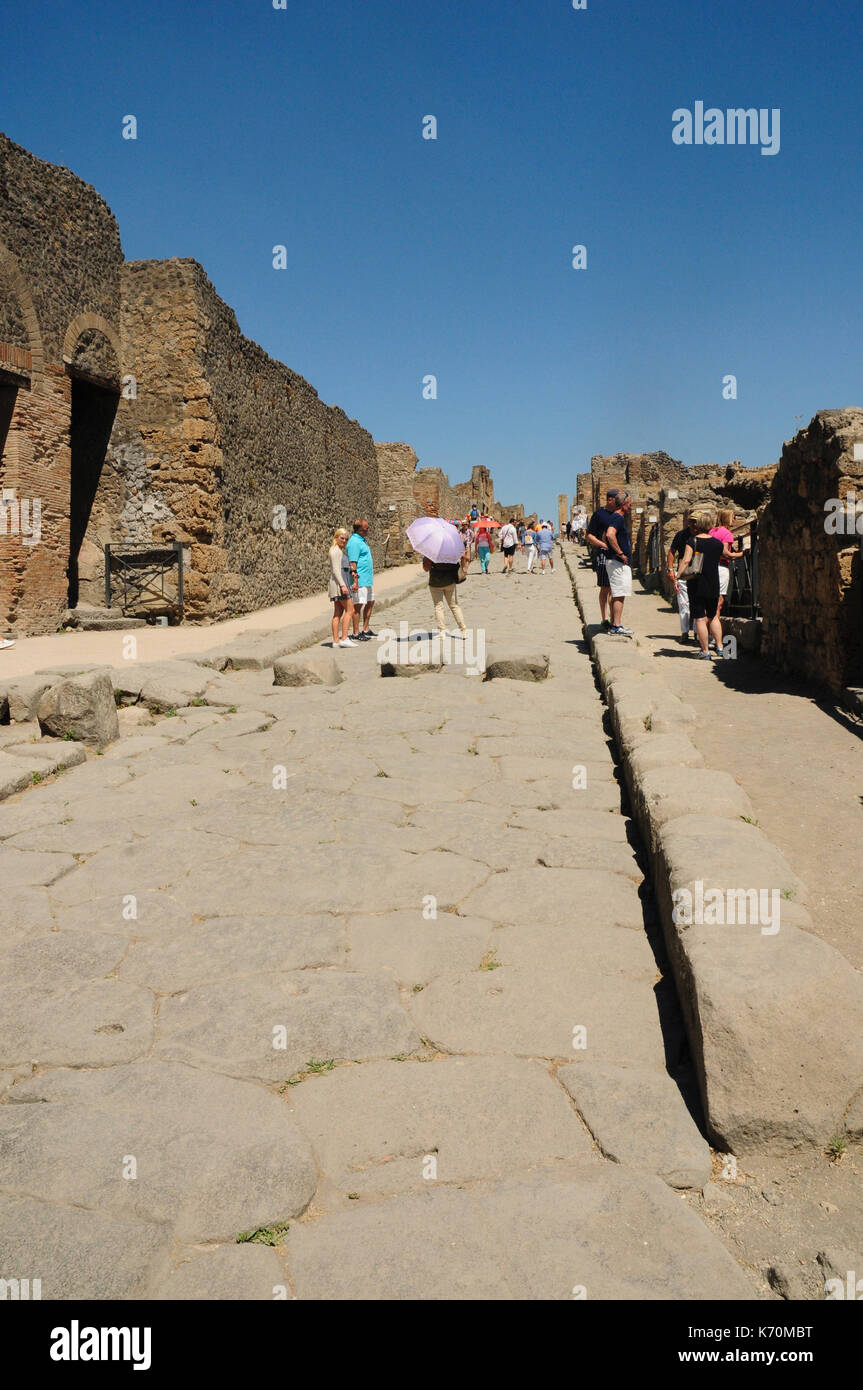 Pompeii archaeological site, Campania, Italy, Europe Stock Photo - Alamy