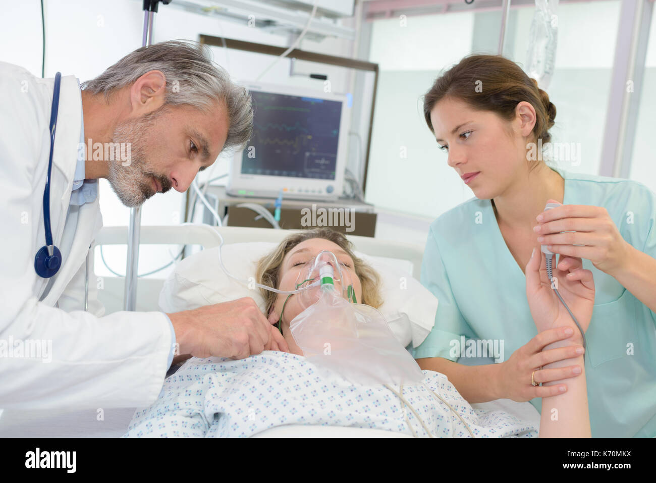 patient in critical condition Stock Photo - Alamy