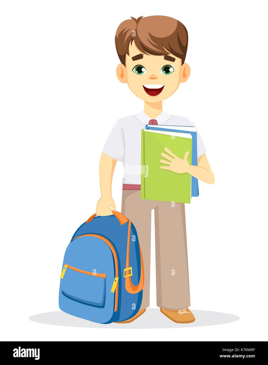 Schoolboy cartoon hi-res stock photography and images - Alamy