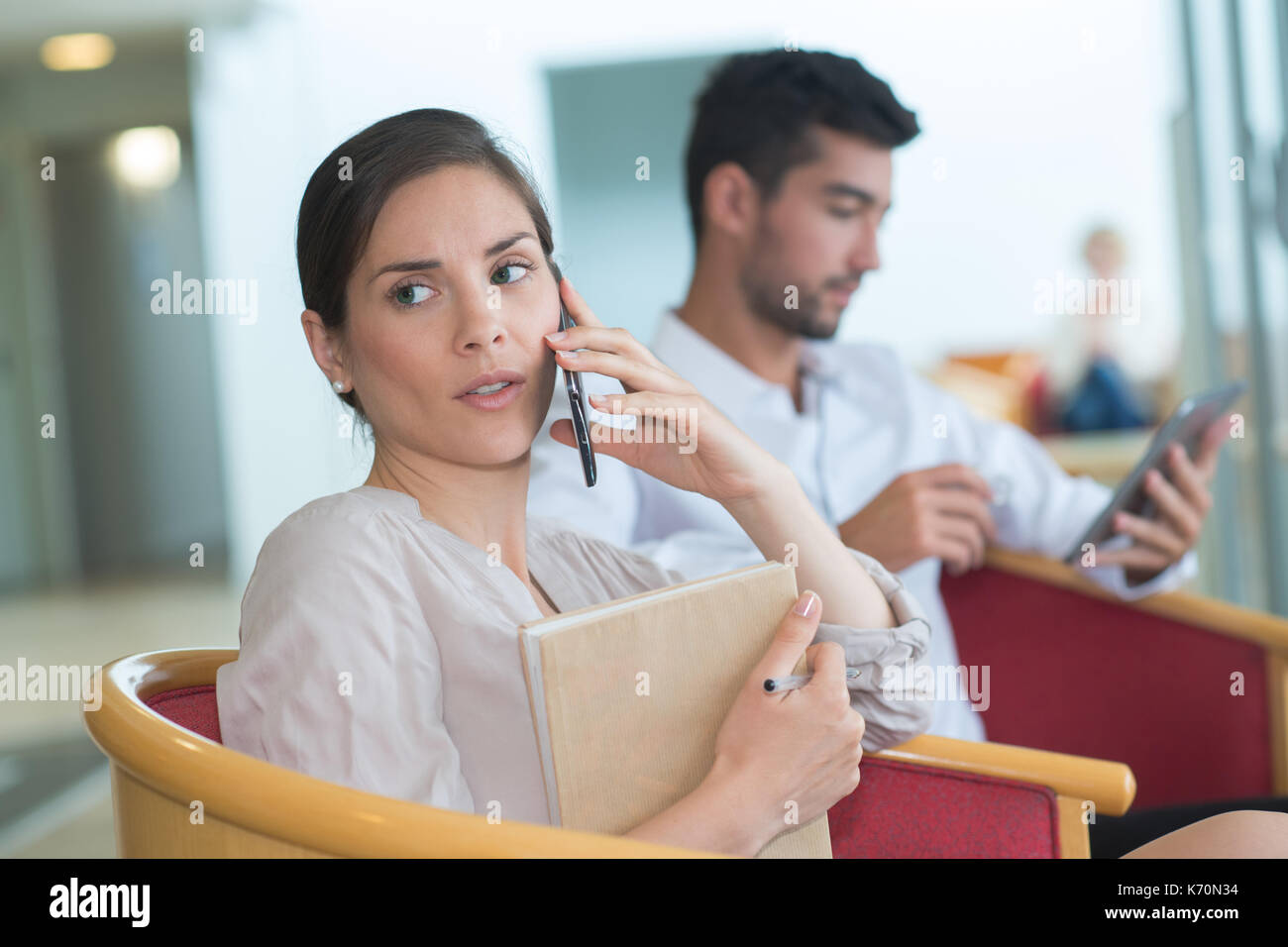 waiting for the interview Stock Photo - Alamy