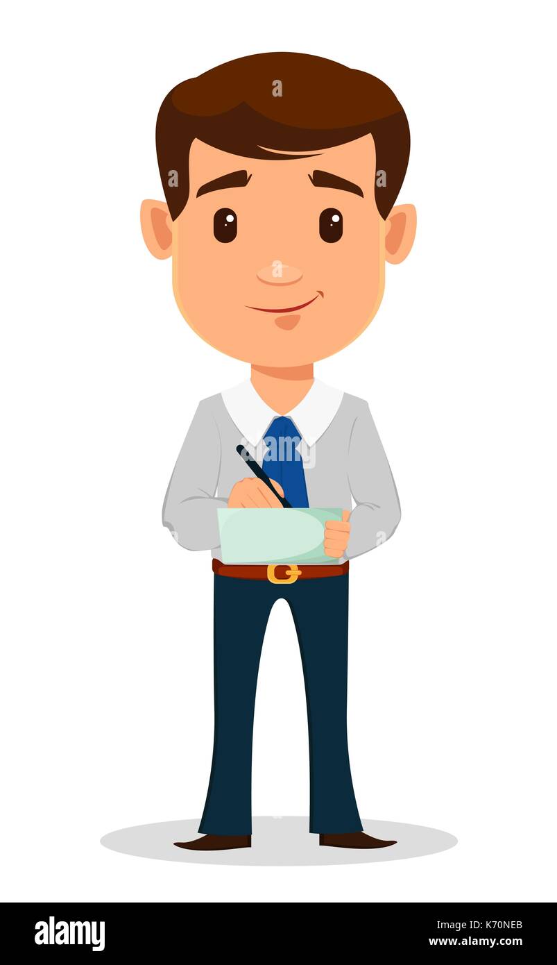 Cartoon Smart Person