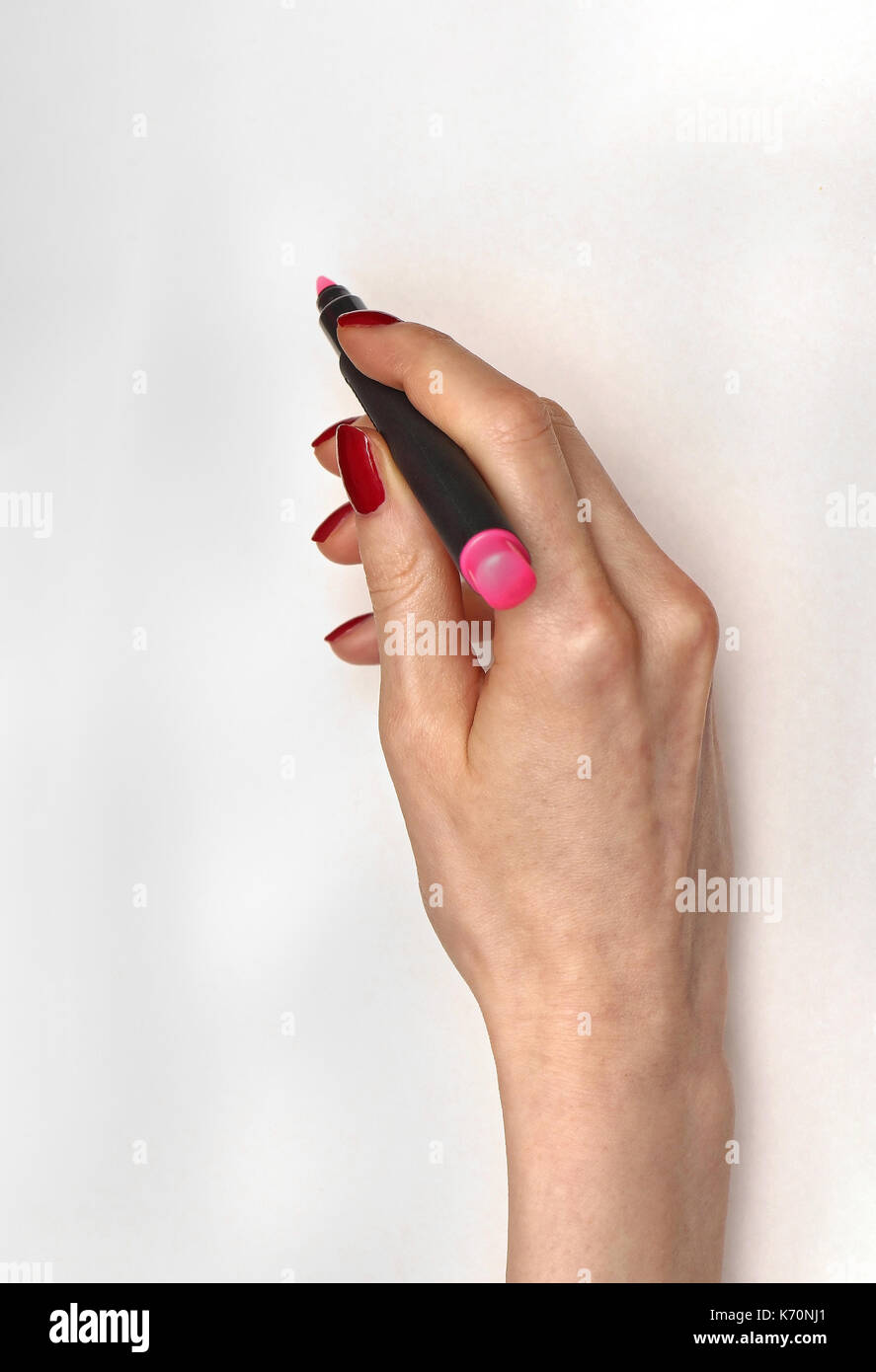 Female hand writing hi-res stock photography and images - Alamy