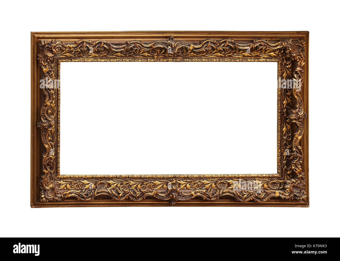 Decorative golden frame hi-res stock photography and images - Alamy