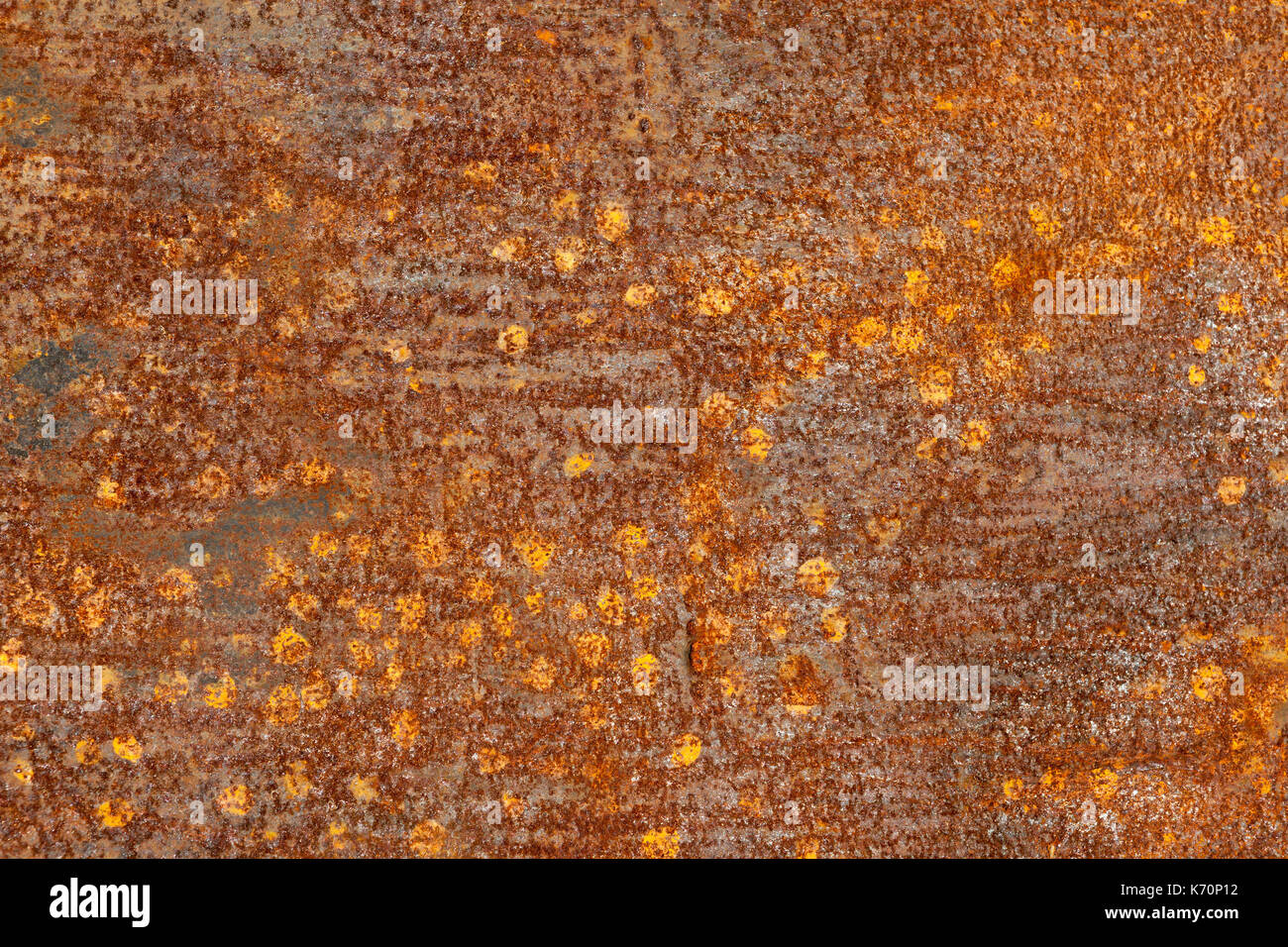 Old metal orange painted background with streaks of rust Stock Photo ...