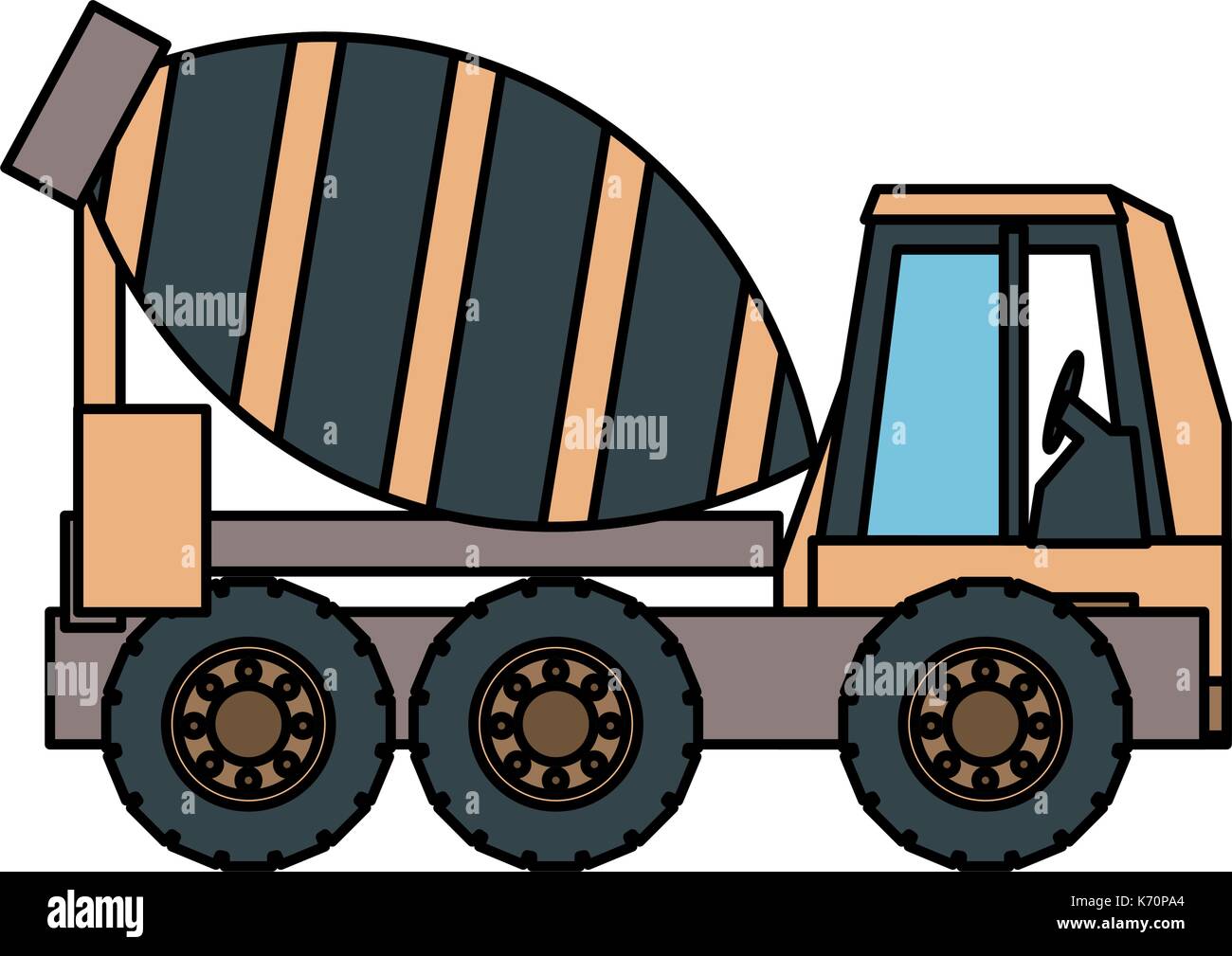 cement truck vector illsutration Stock Vector Image & Art - Alamy
