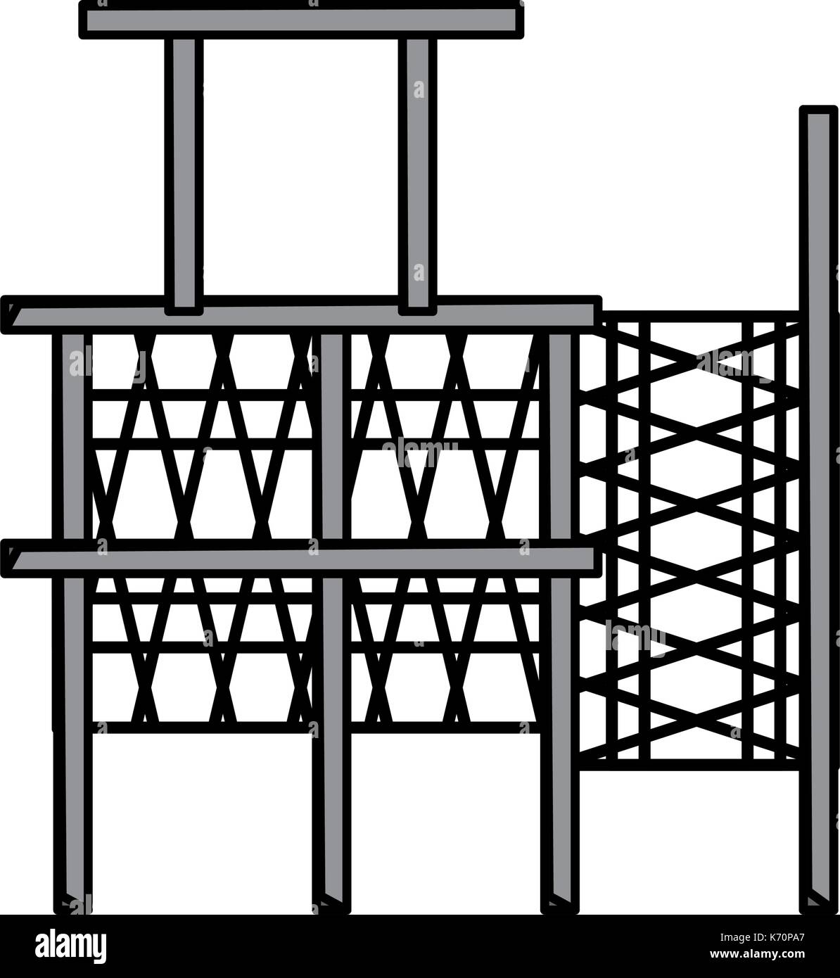 scaffold vector illustration Stock Vector Image & Art - Alamy