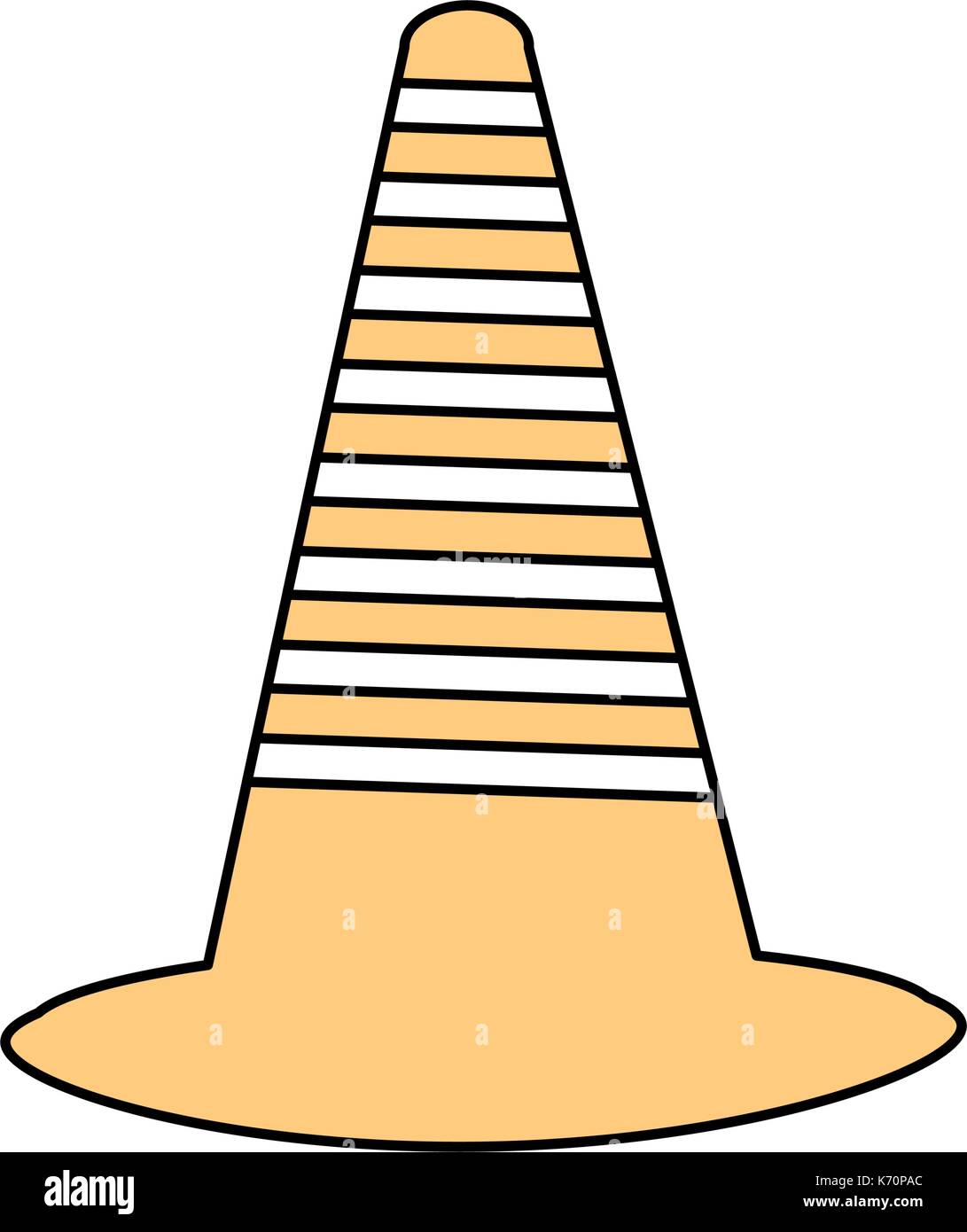 trafic cone vector illustration Stock Vector Image & Art - Alamy