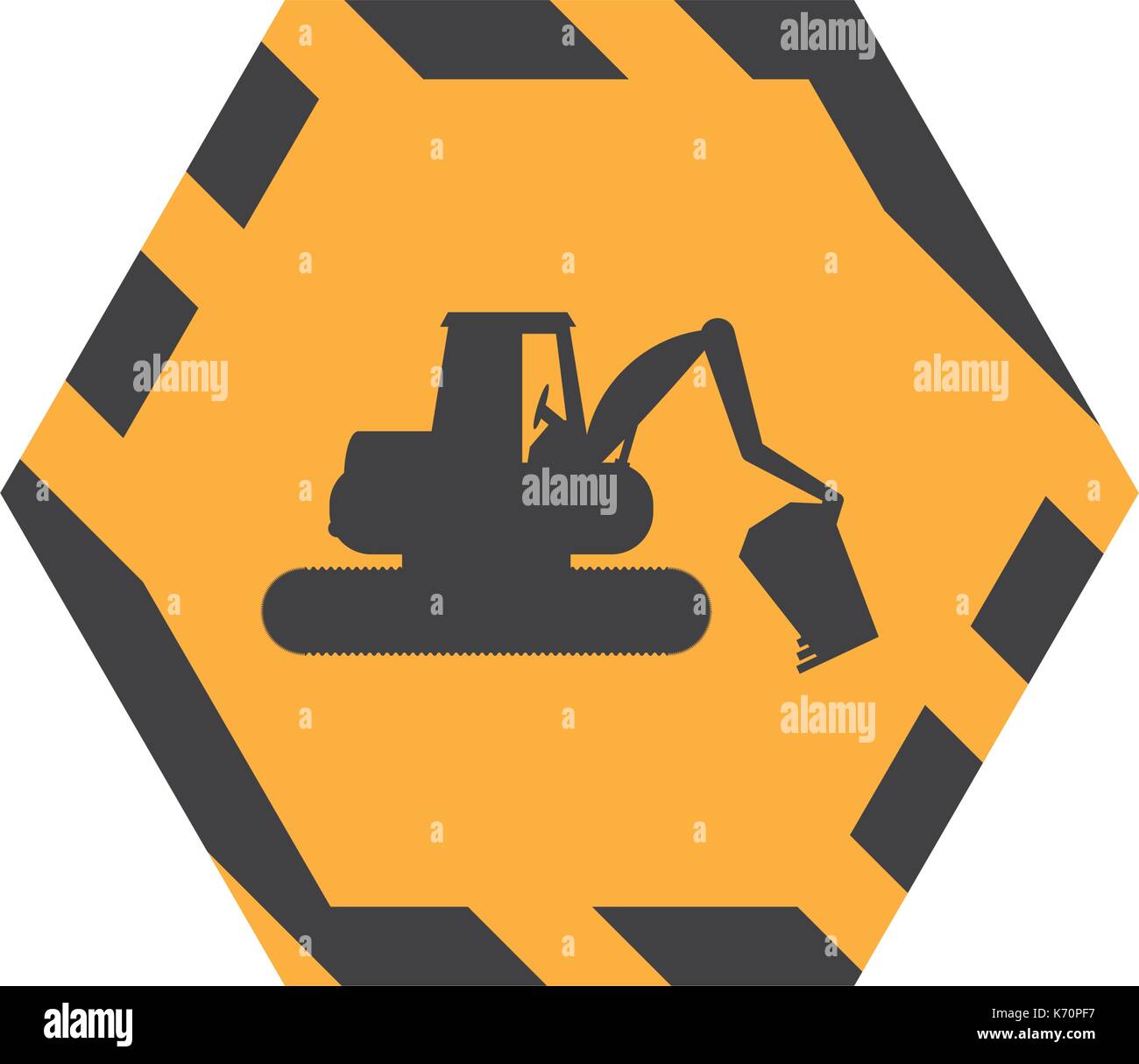 signal construction stop vector illustration Stock Vector Image & Art ...