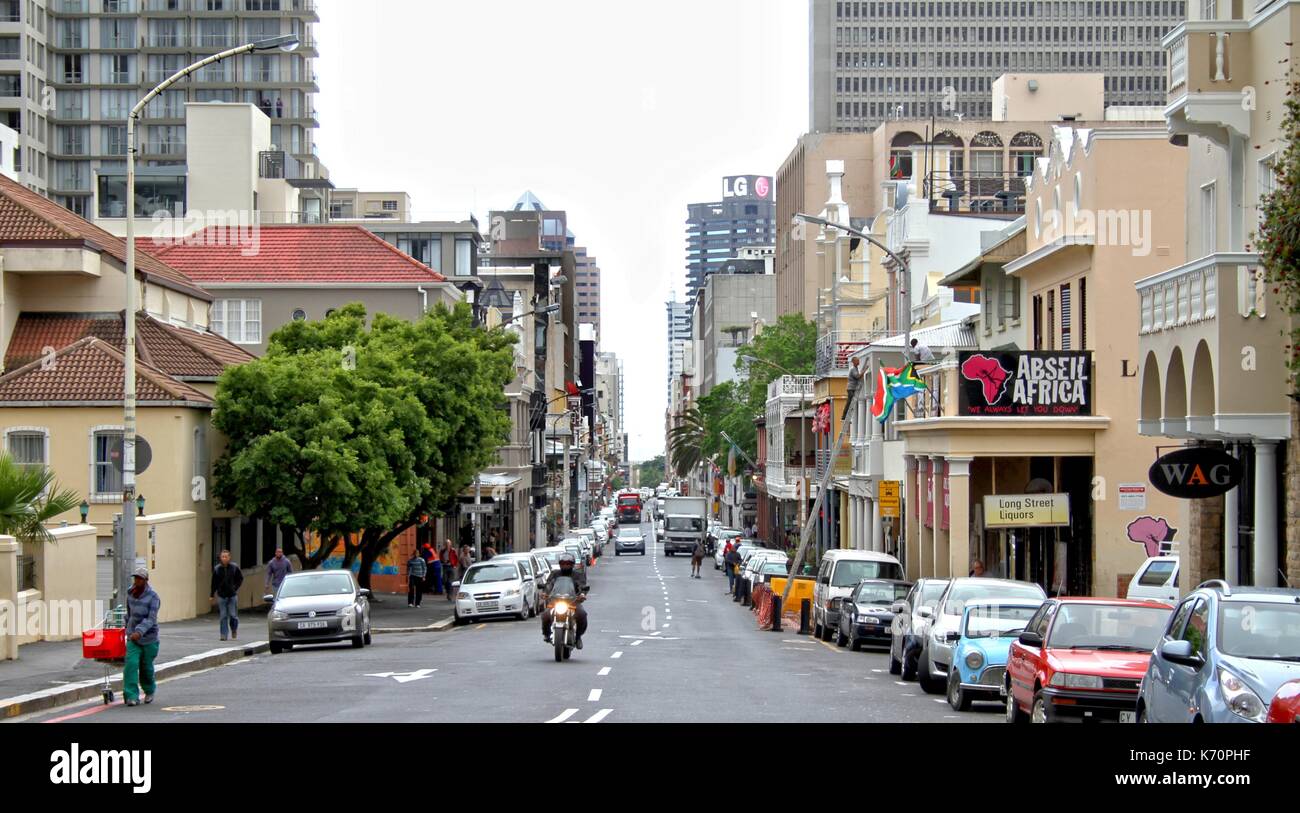 Long Street, Cape Town Stock Photo - Alamy
