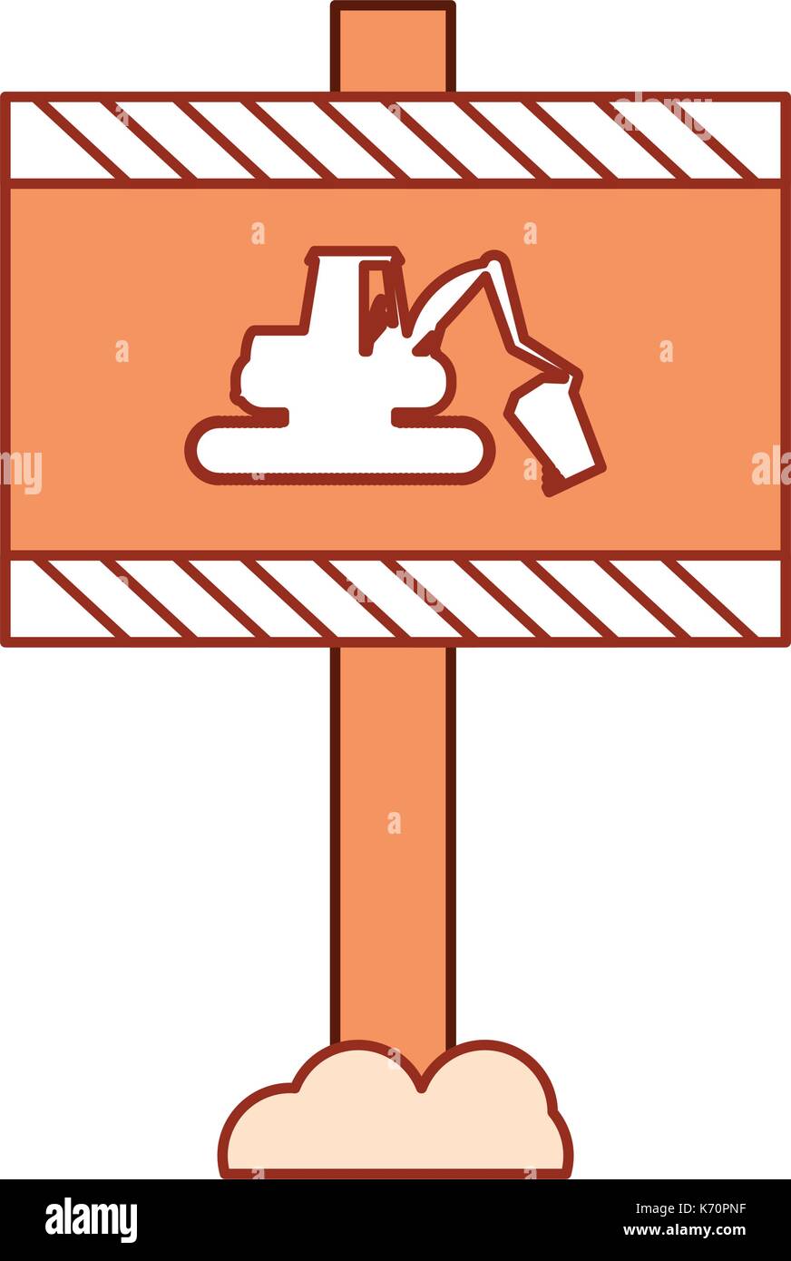 construction warning sign Stock Vector Image & Art - Alamy