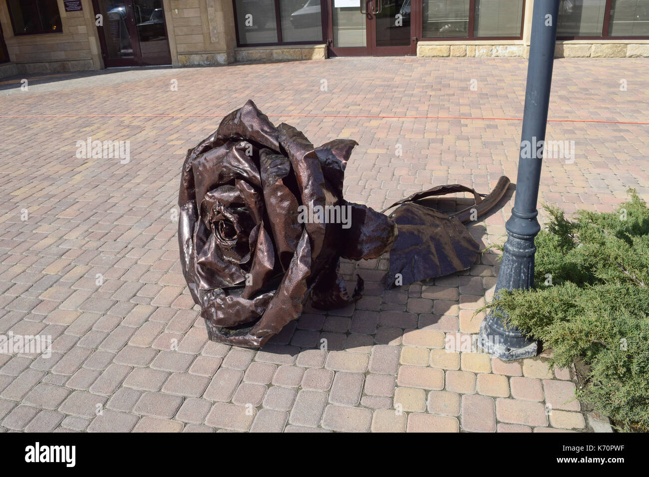 Steel rose on street hi-res stock photography and images - Alamy