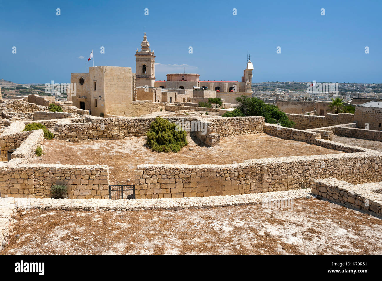 The citadel (Maltese: Iċ-Ċittadella) in Victoria, the capital of Gozo ...