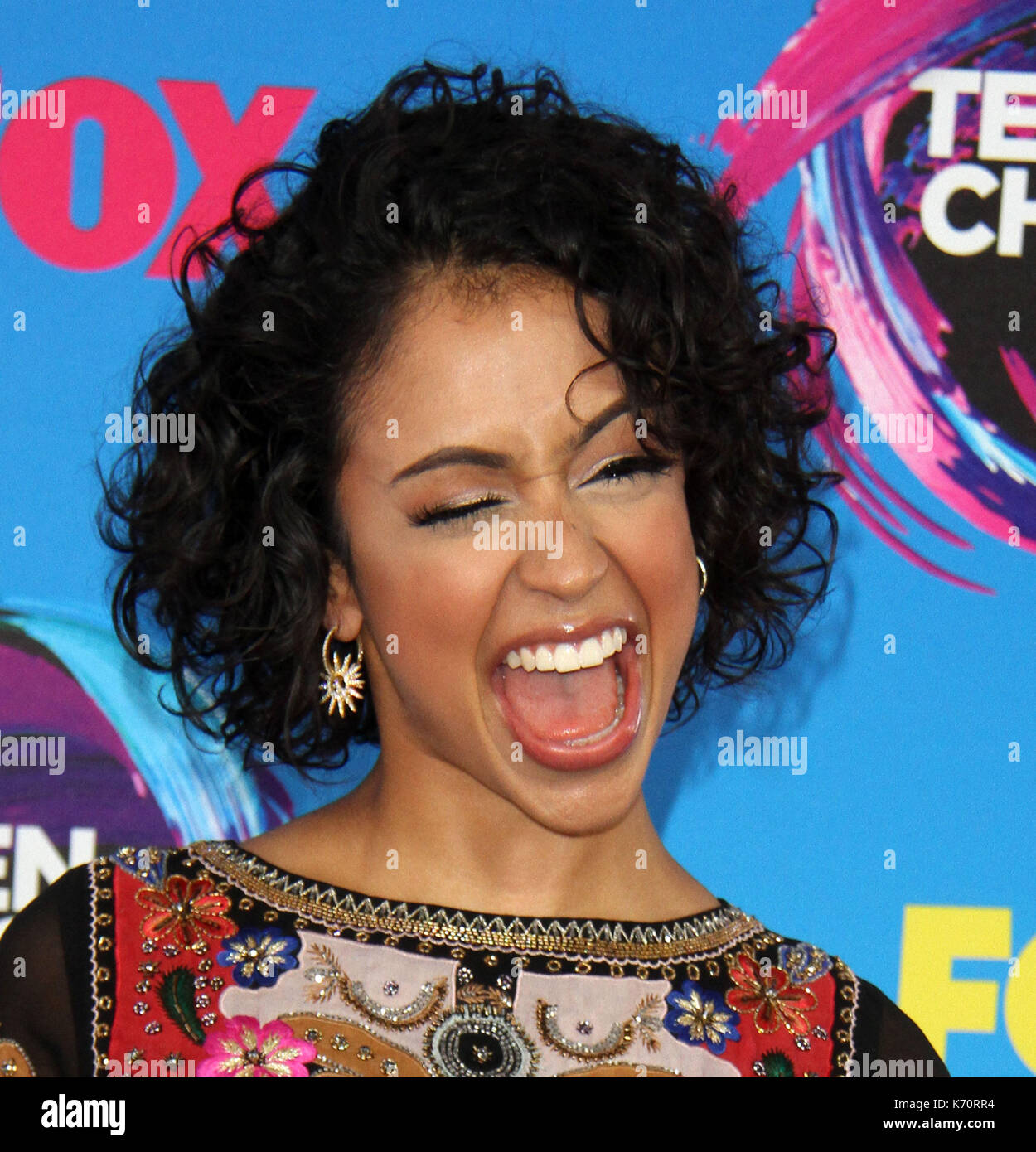 Teen Choice Awards Arrivals 2017 held at The Galen Center. Featuring ...