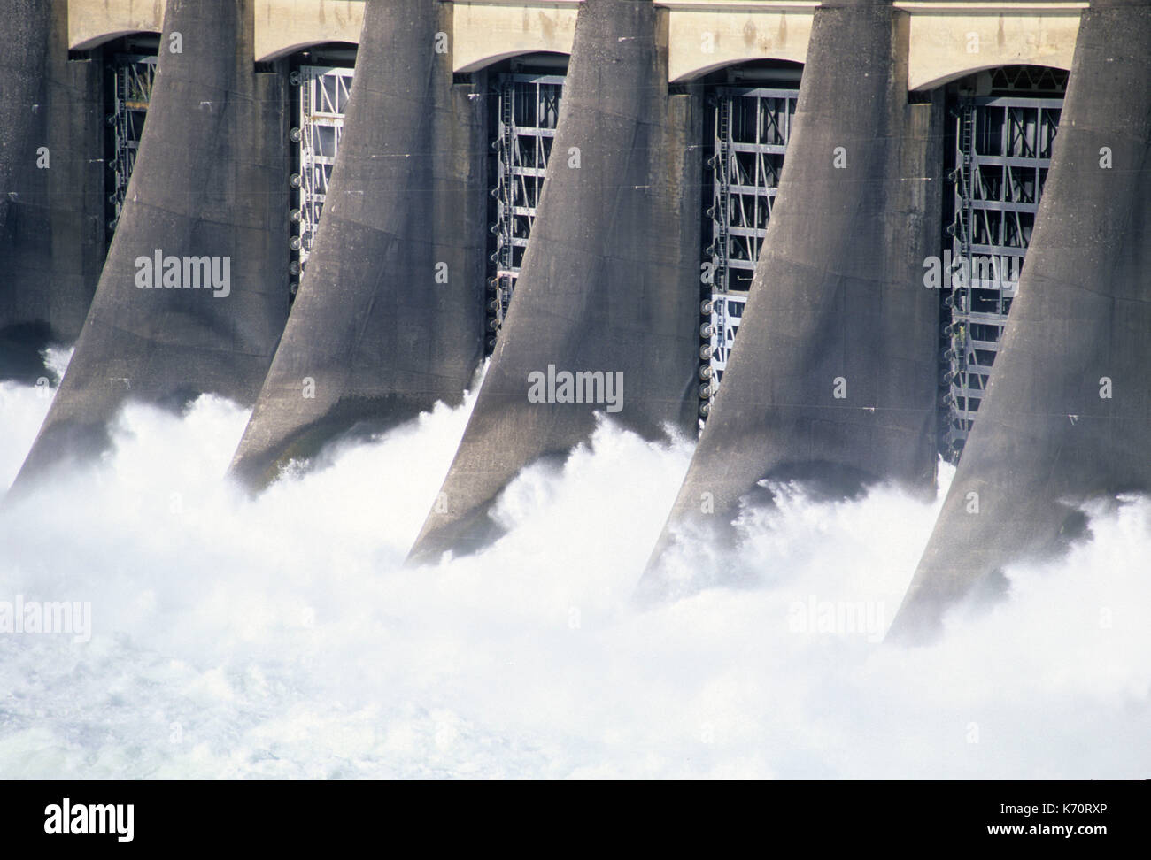 Bonneville Dam, Columbia River Gorge National Scenic Area, Oregon Stock ...
