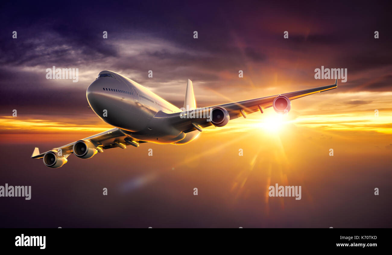 Airplane air plane flying sky hi-res stock photography and images - Alamy