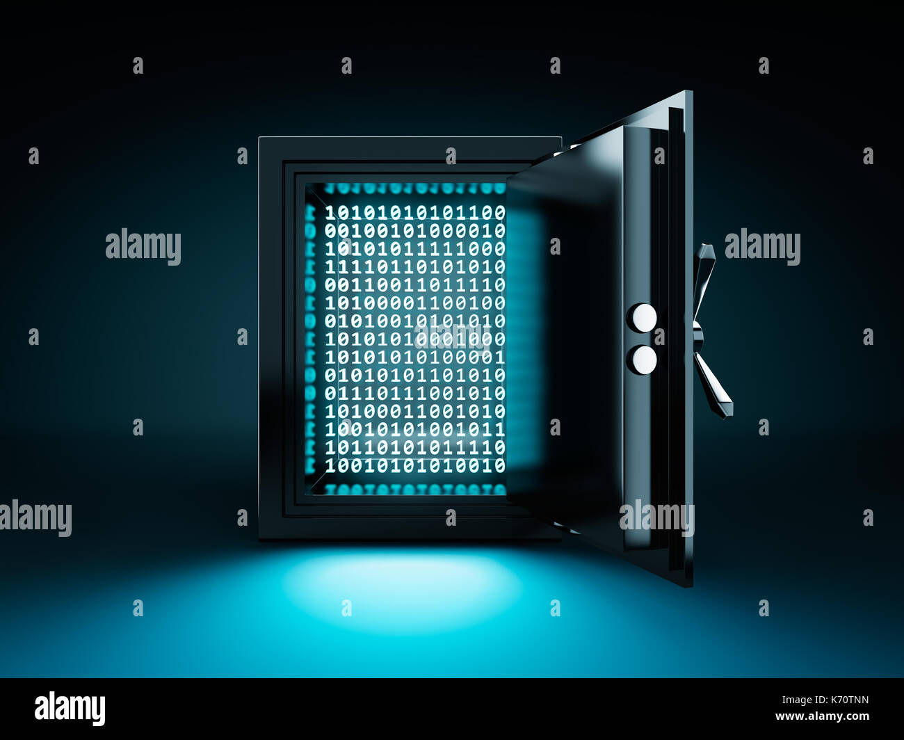 Data kept inside the safe box Stock Photo - Alamy