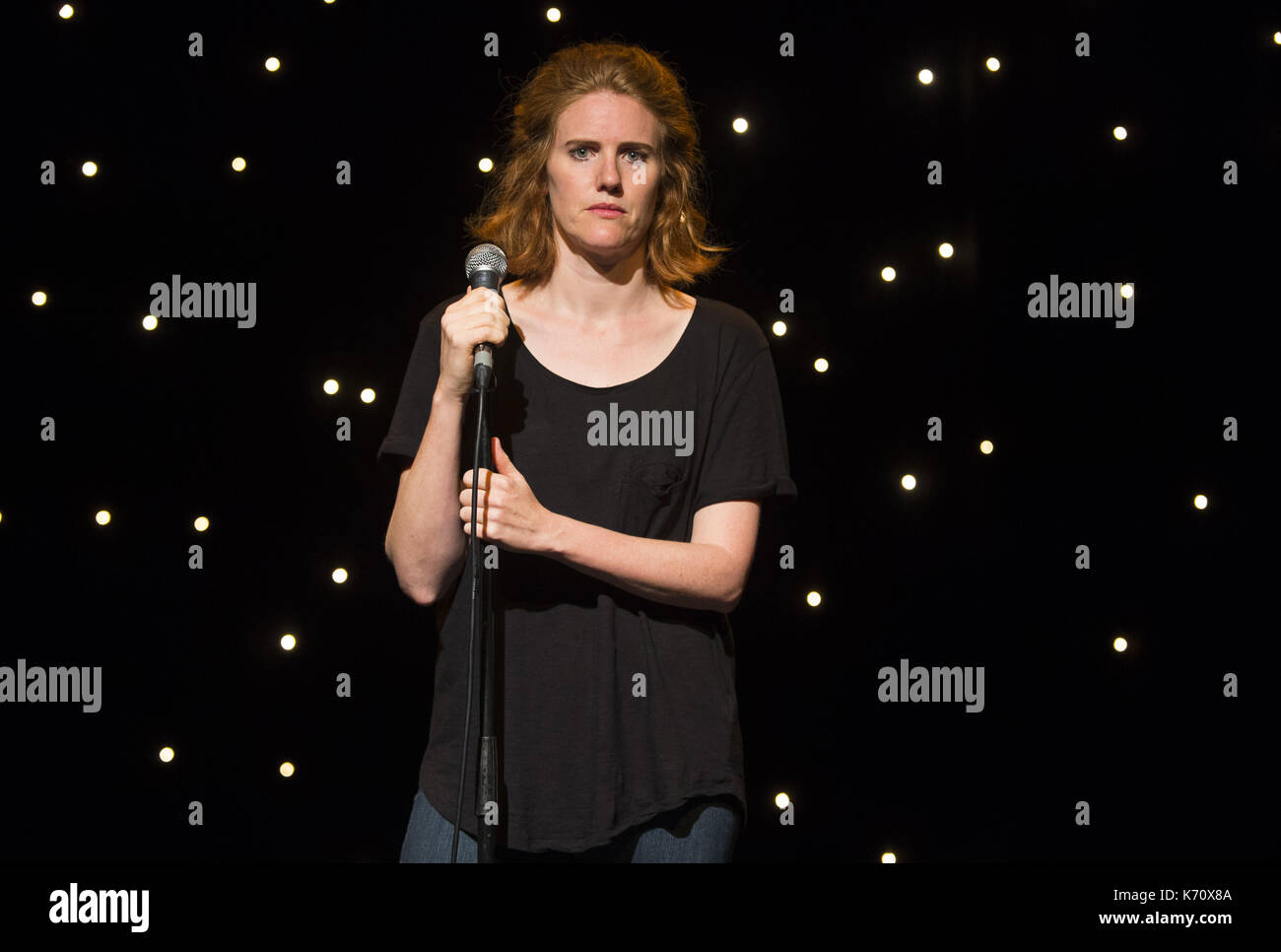 Australian comedian Sarah Kendall performs her show 'One Seventeen' at ...