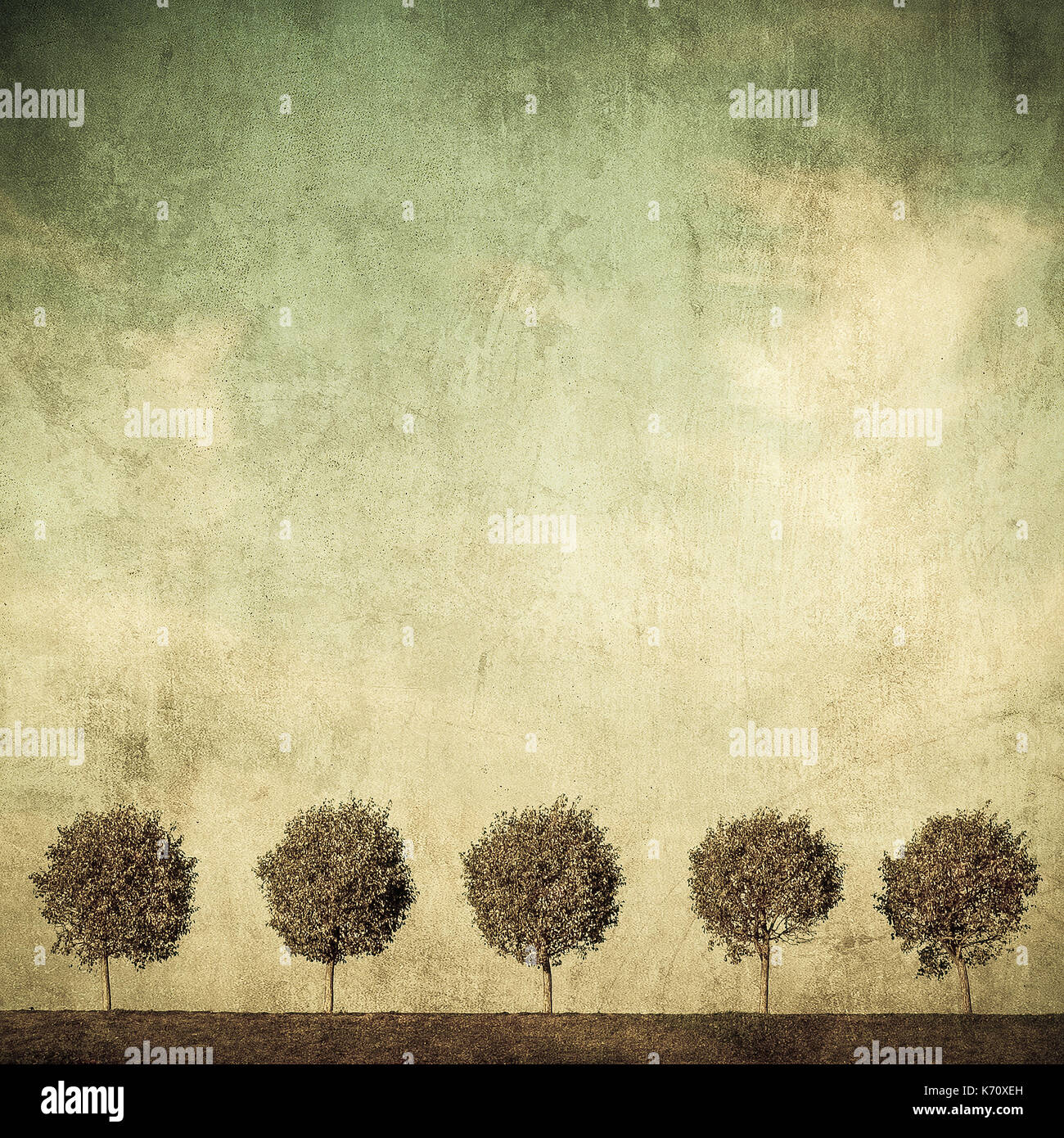 grunge image of trees Stock Photo - Alamy